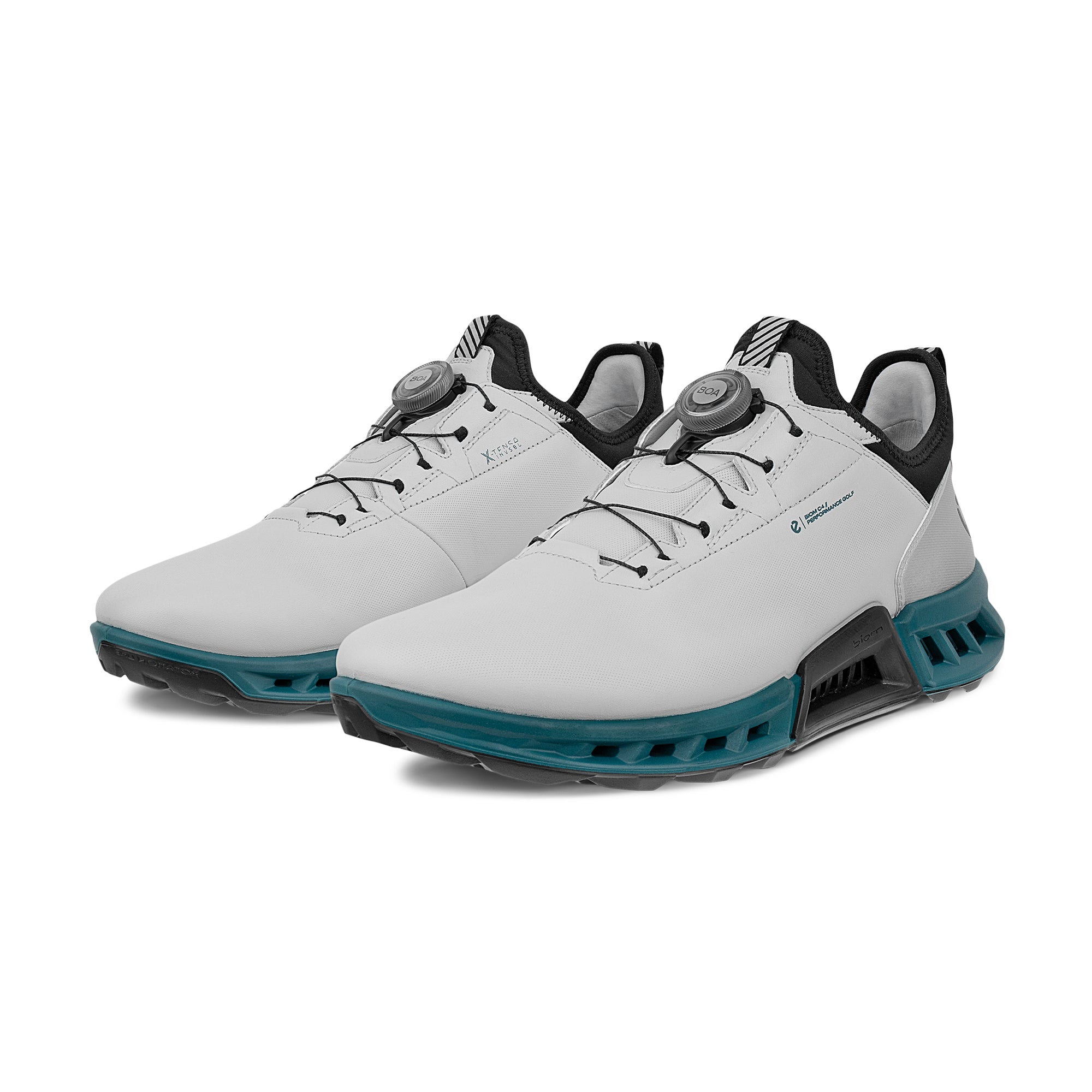 Ecco Biom C4 Gore-Tex BOA Golf Shoes - White/Bay Green 60912 - 130424-60912 - Function18