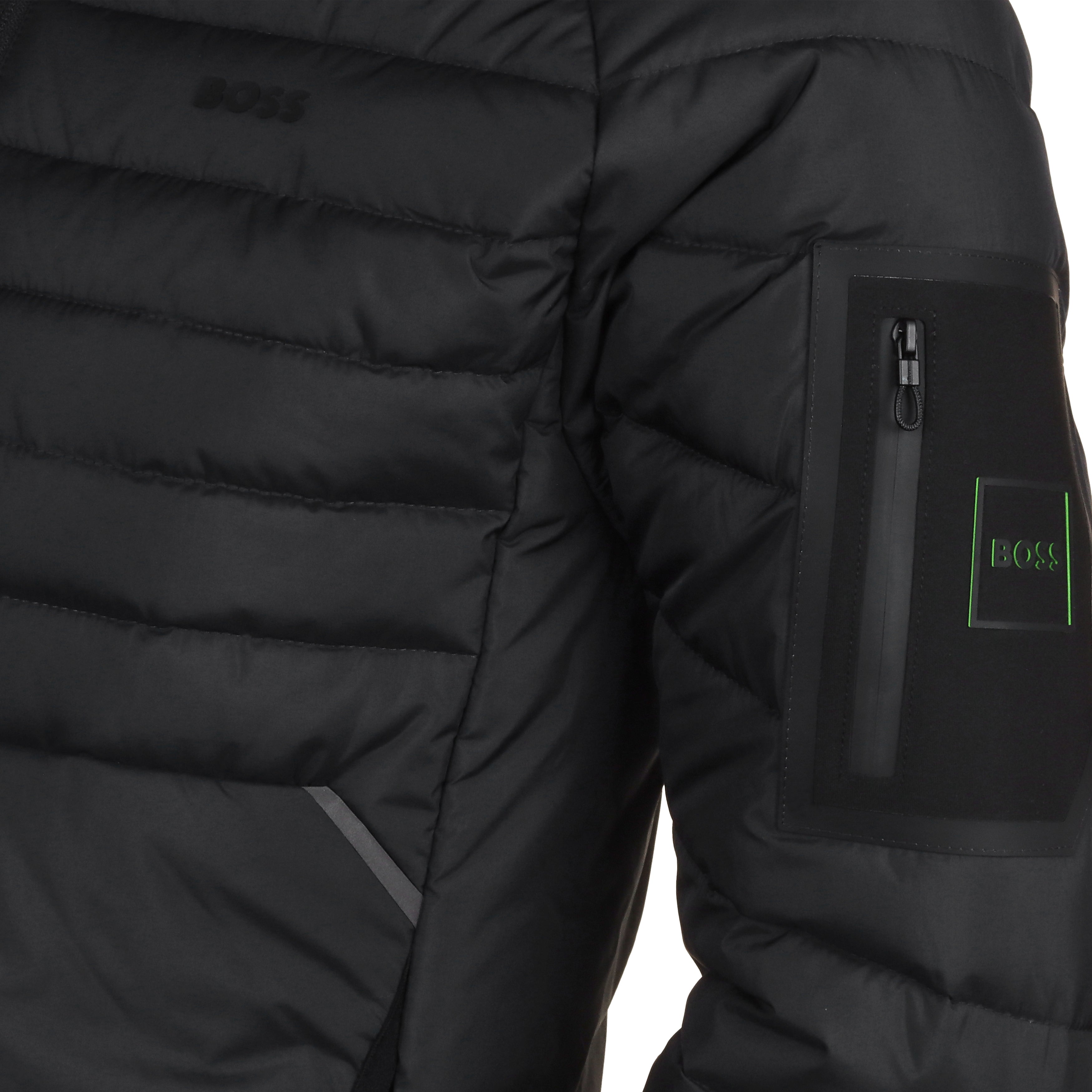 BOSS J-Thor 2 Padded Hooded Jacket 50514761 Black 001 | Function18 | Restrictedgs