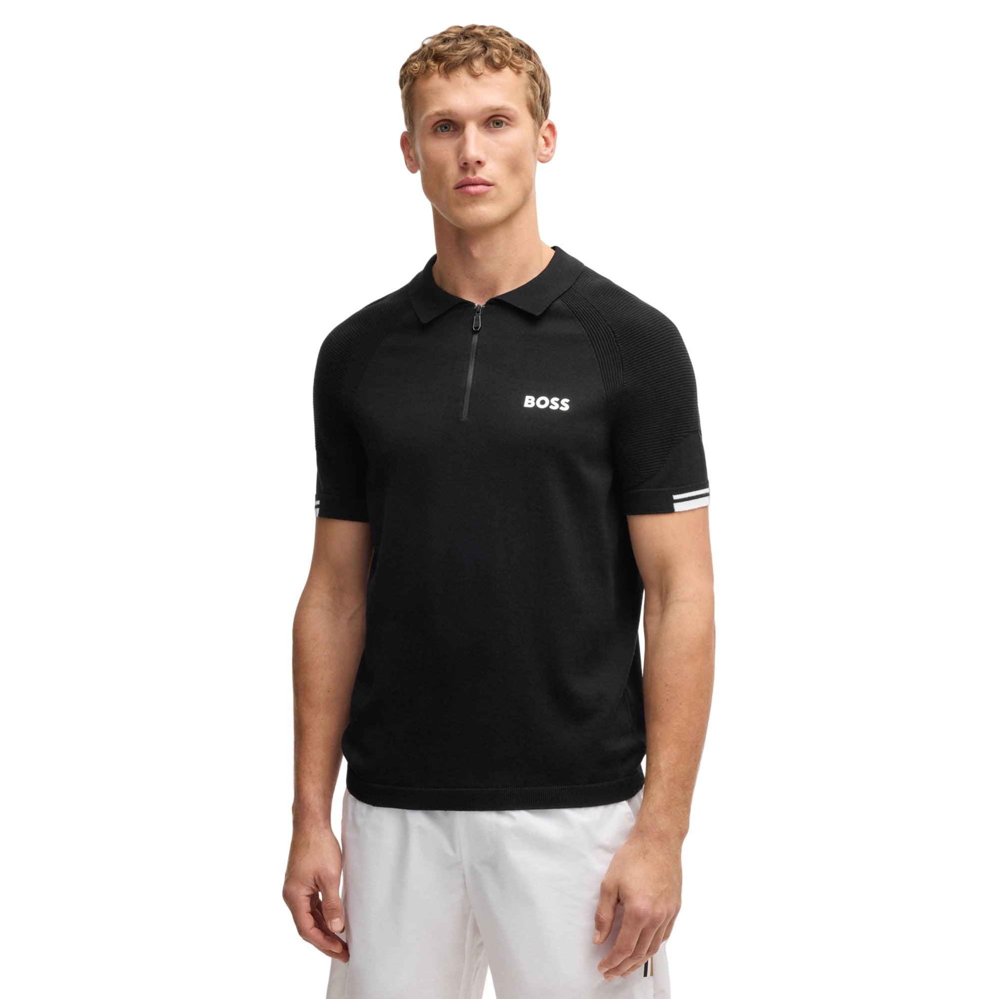 BOSS K_Perform-Max_PL Polo Shirt SU25 - Black 002 - 50537146-002 - Function18 | Restrictedgs