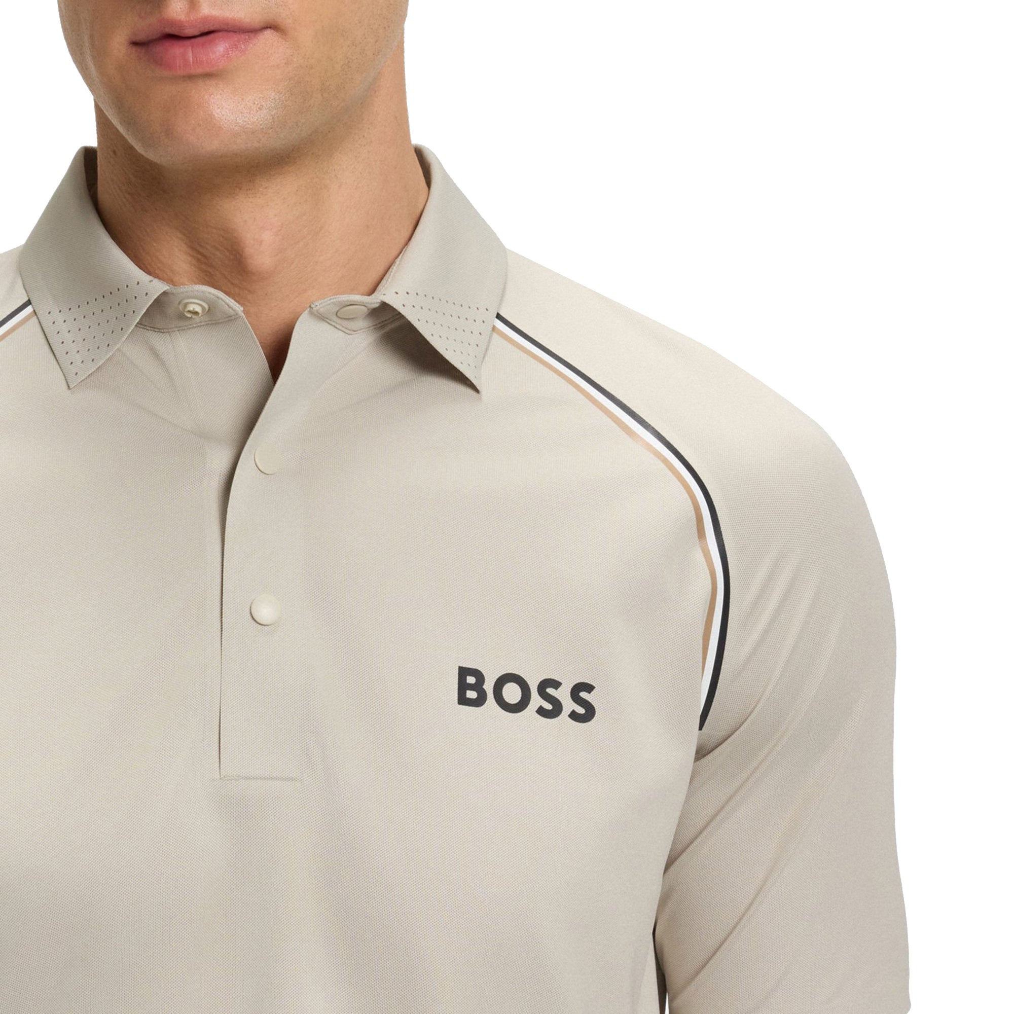 BOSS Patteo TOC Polo Shirt - Light Beige 131 - 50543333-131 - Function18