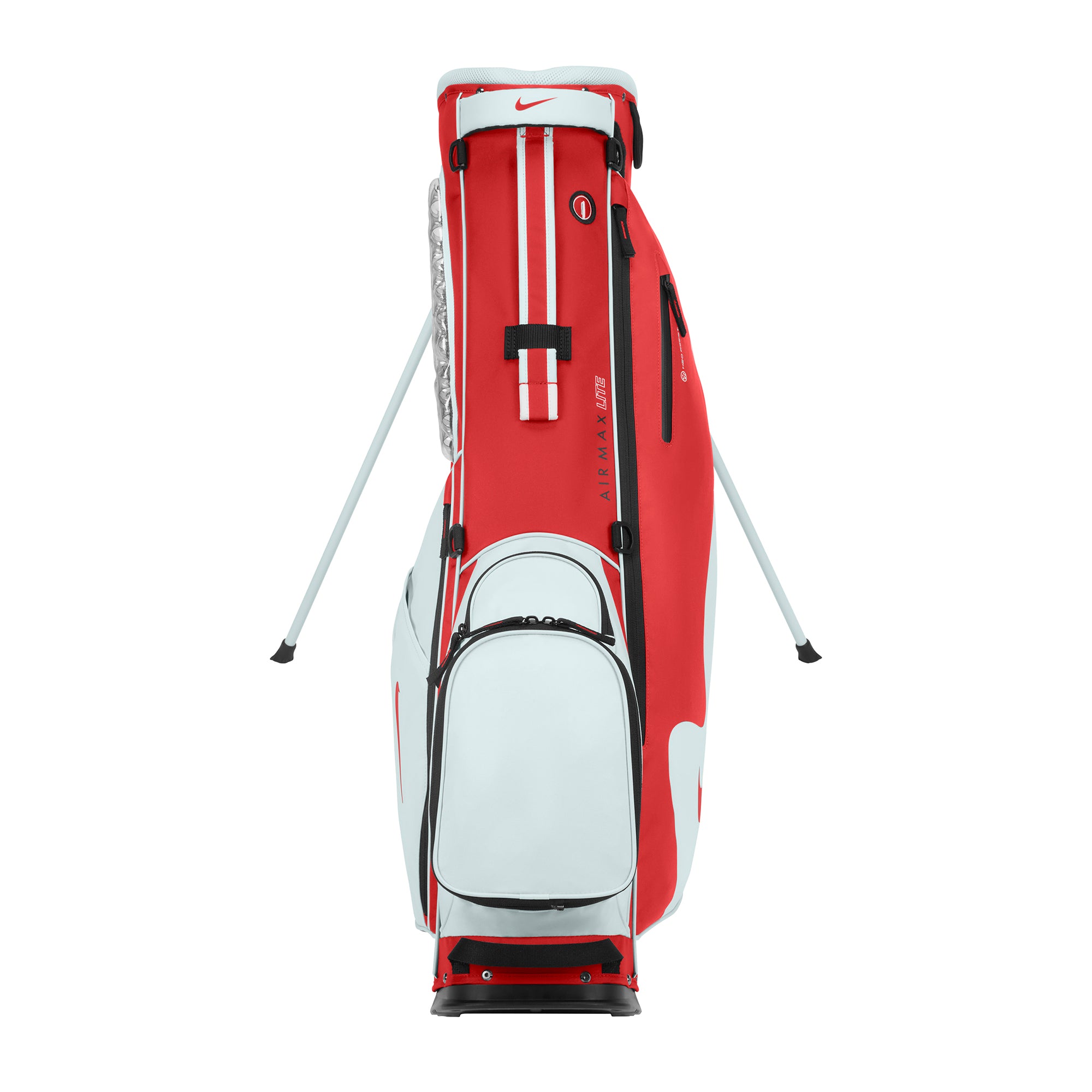 Nike Golf Air Max Lite Stand Bag IO1600-655 Uni Red Pure Platinum | Function18