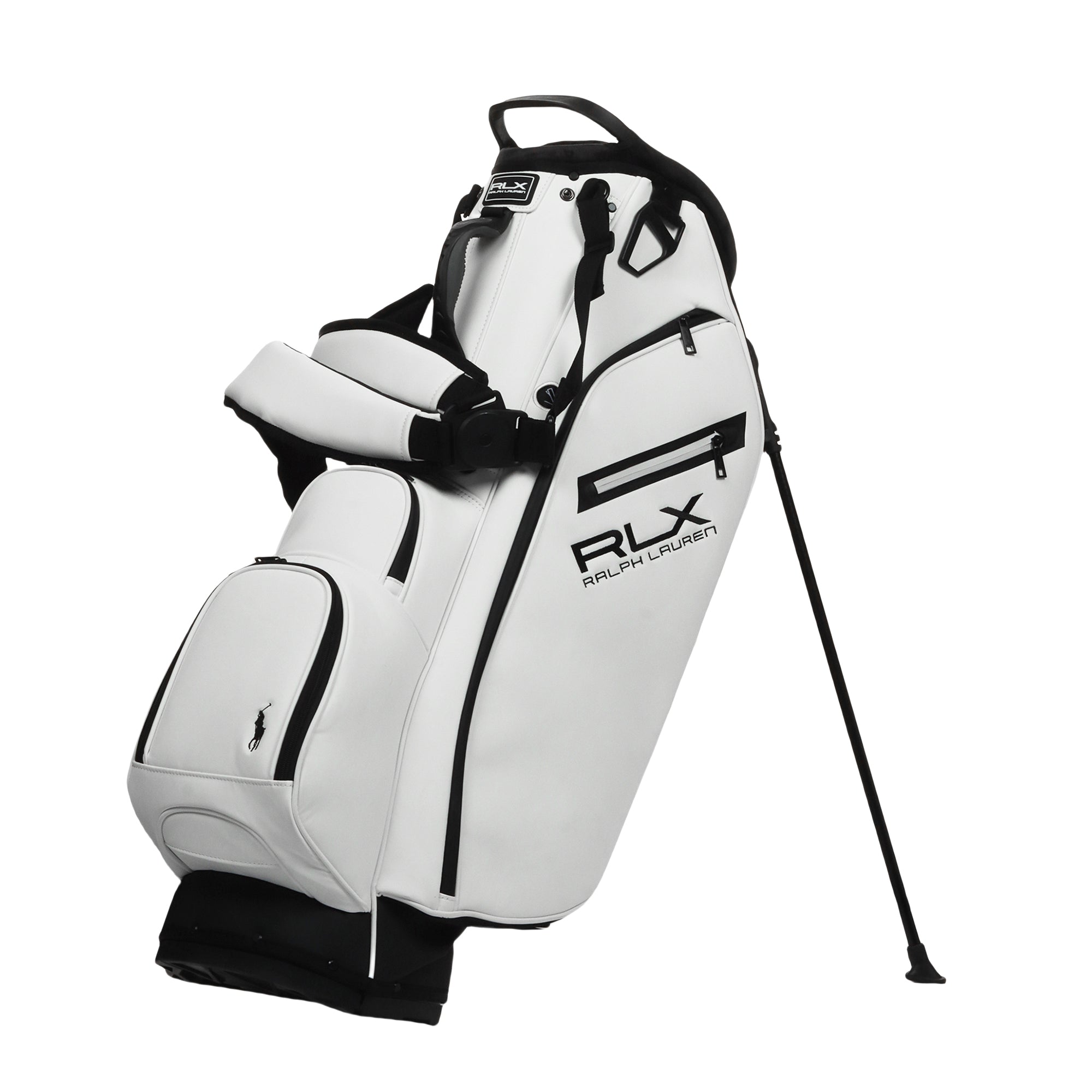 RLX Ralph Lauren Golf Stand Bag - White Multi 002 - 453966806-002 - Function18