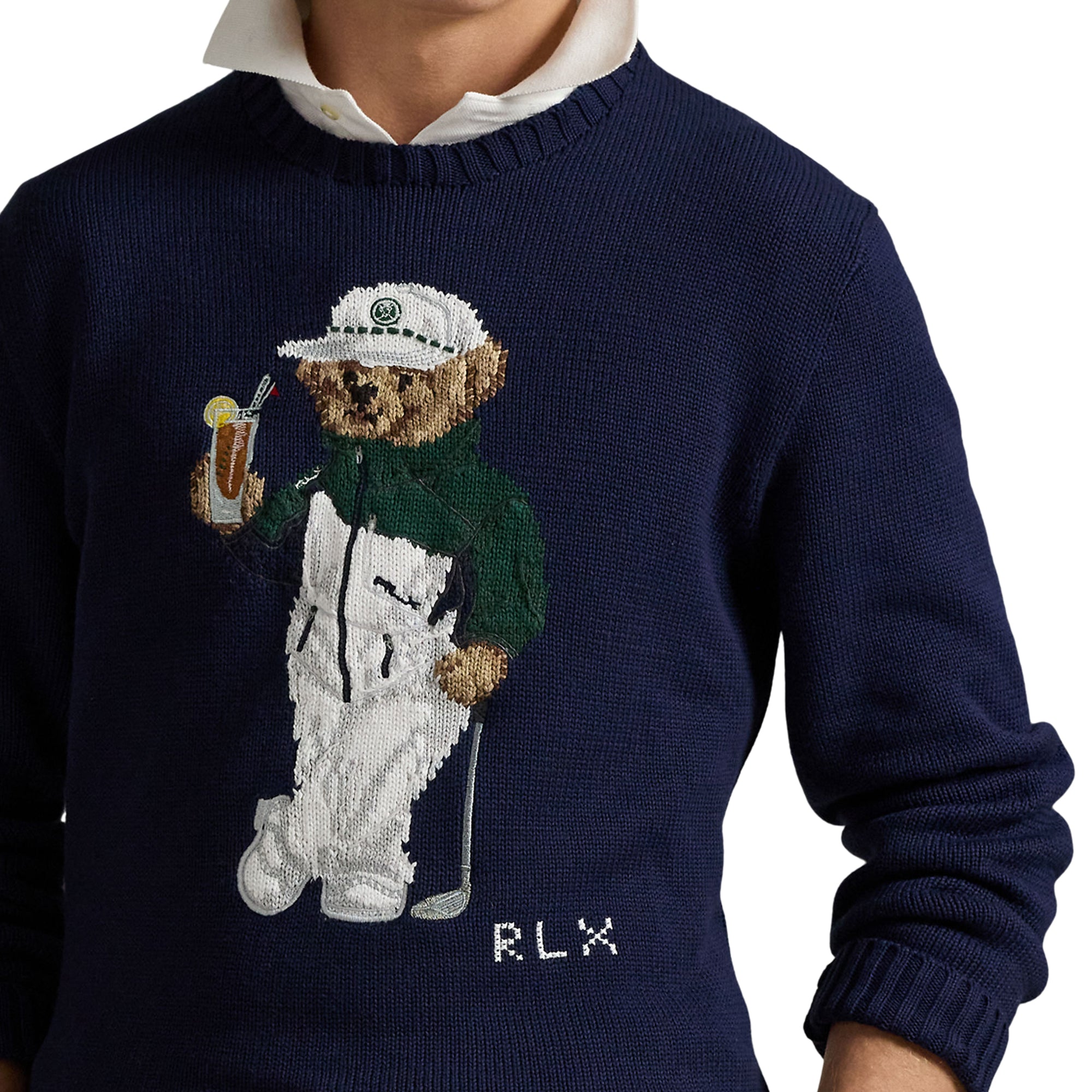 RLX Ralph Lauren Polo Bear Performance Sweater - Refined Navy 001 - 785A70498-001 - Function18 ...