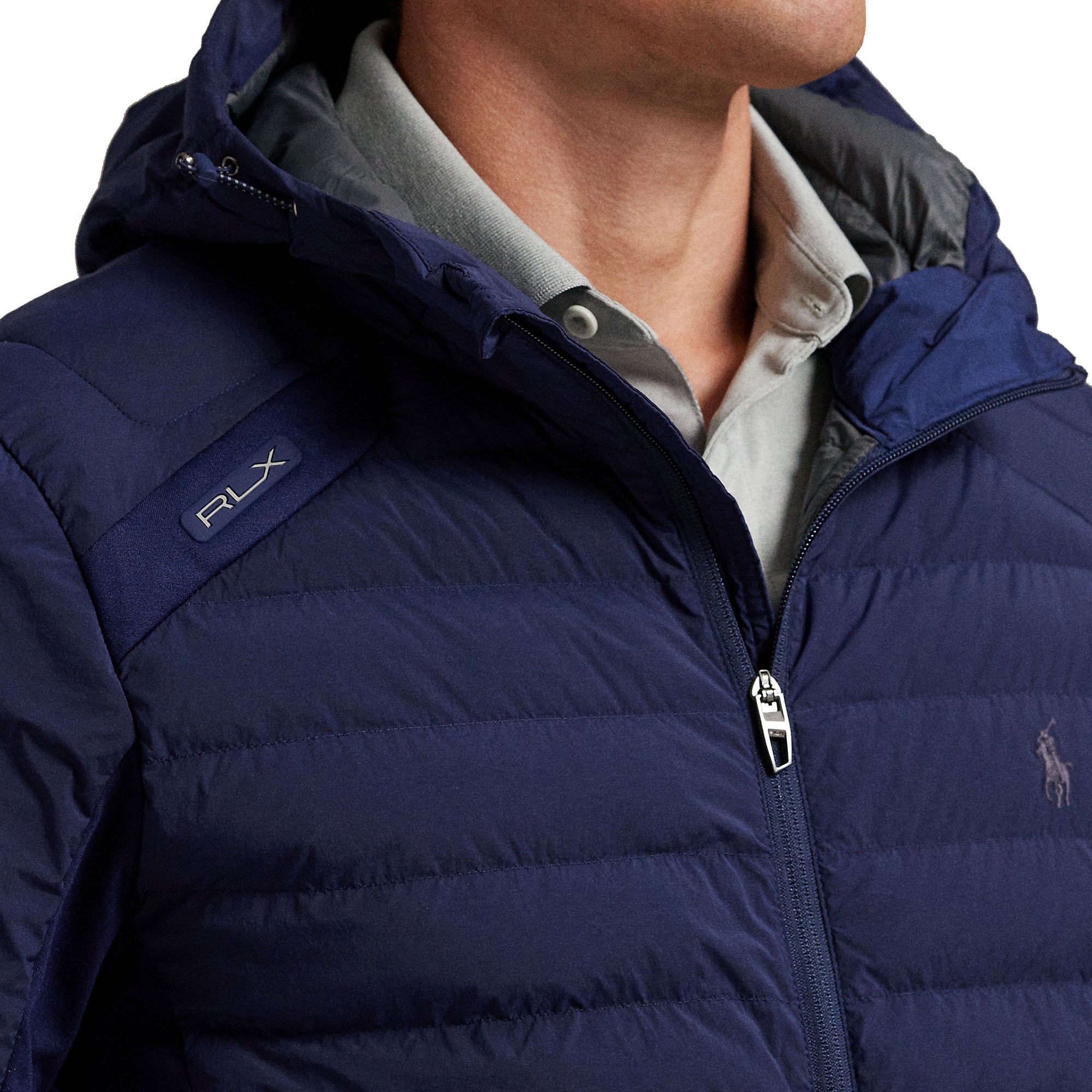 RLX Ralph Lauren Quilted Hooded Jacket - Refined Navy 001 - 785A86607-001 - Function18