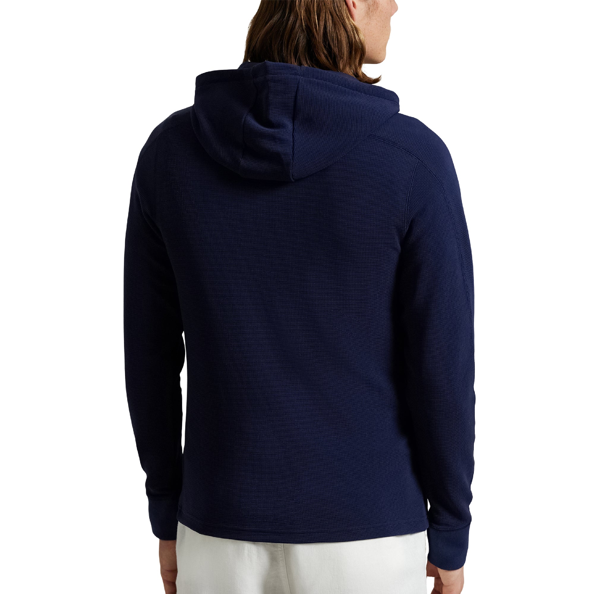 RLX Ralph Lauren Knit Hoodie - Refined Navy 001 - 784963040-001 - Function18