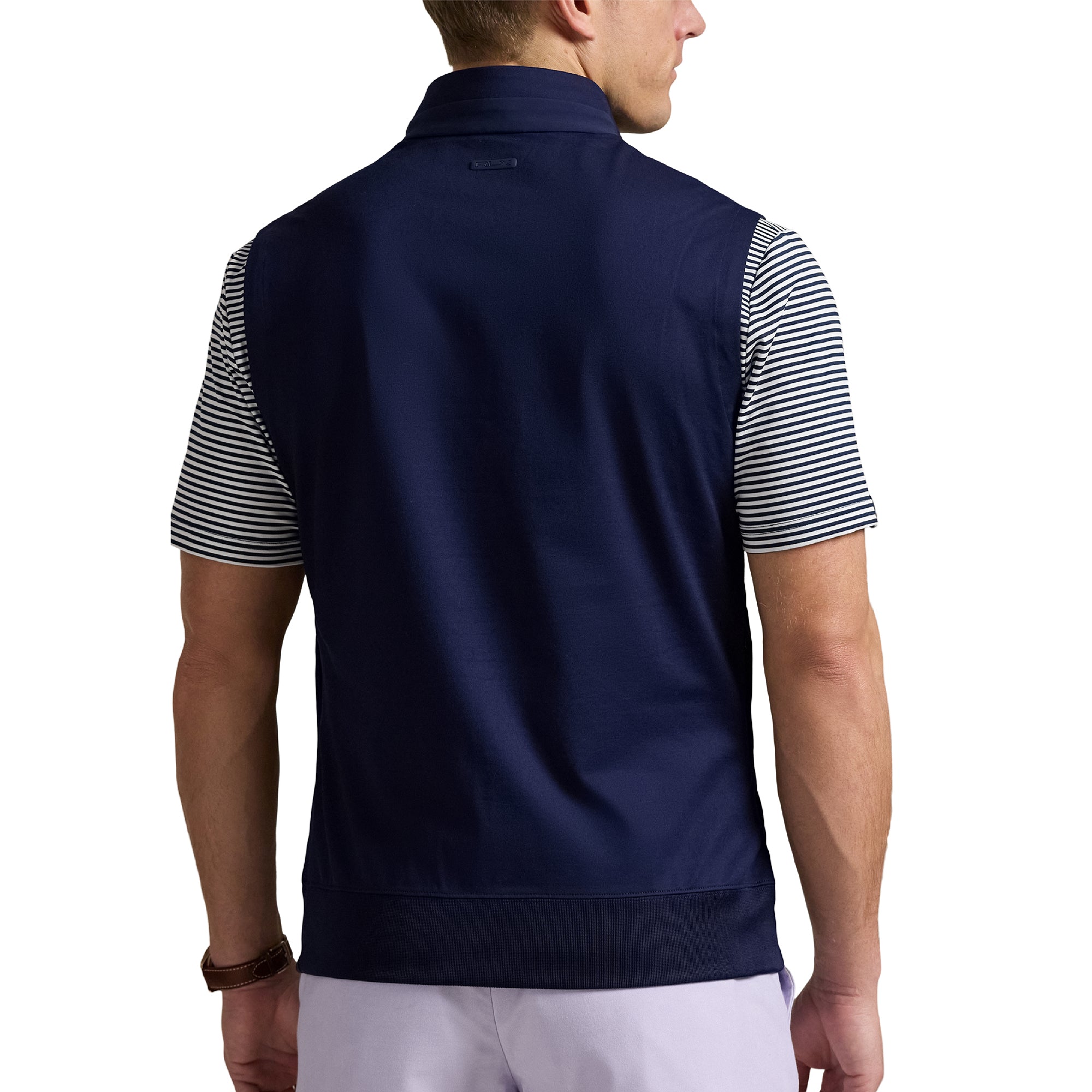 RLX Ralph Lauren Stretch Jersey 1/4 Zip Vest - Refined Navy 001 - 785A70617-001 - Function18 ...