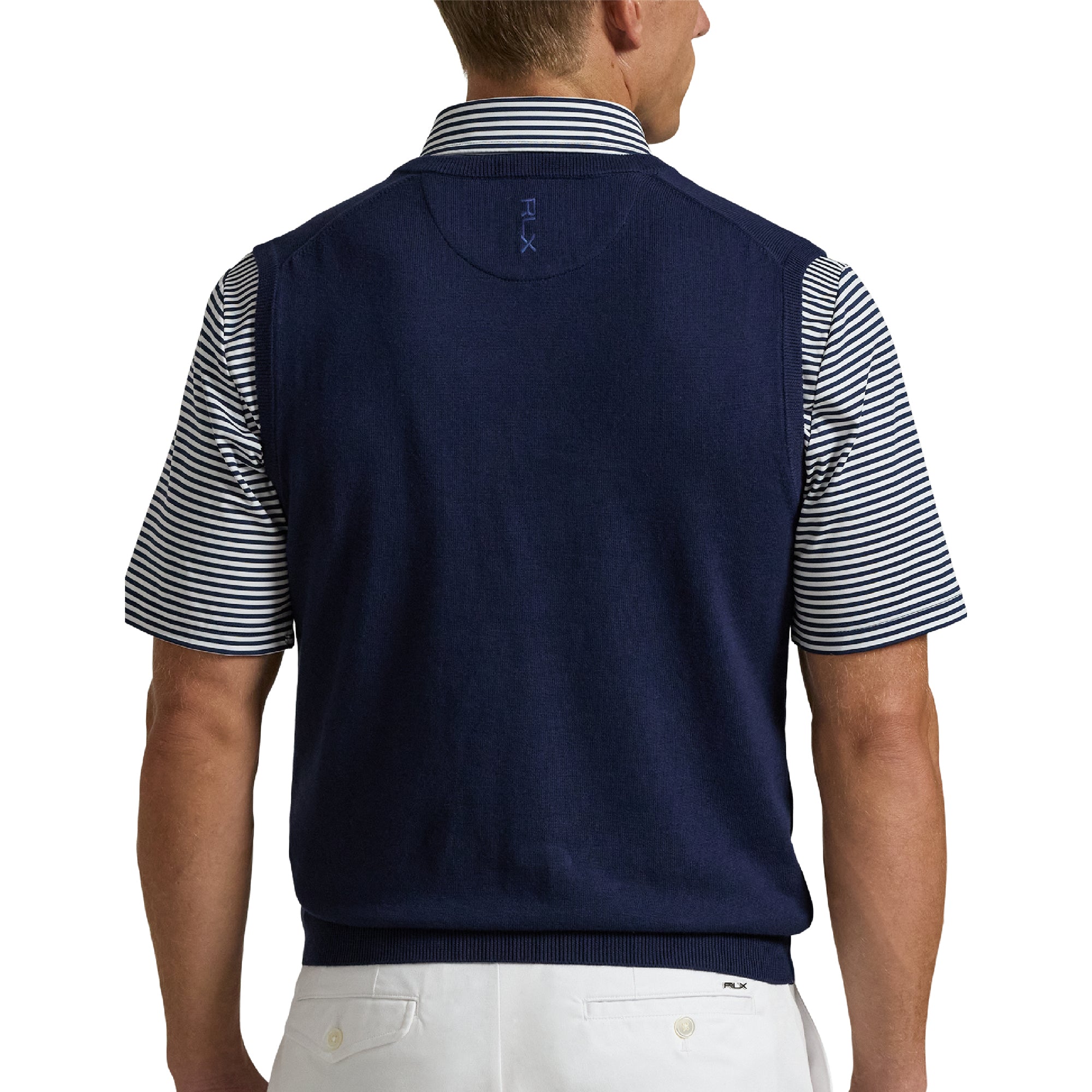RLX Ralph Lauren Sweater V-Neck Vest - Refined Navy - 785931318-500 - Function18 | Restrictedgs