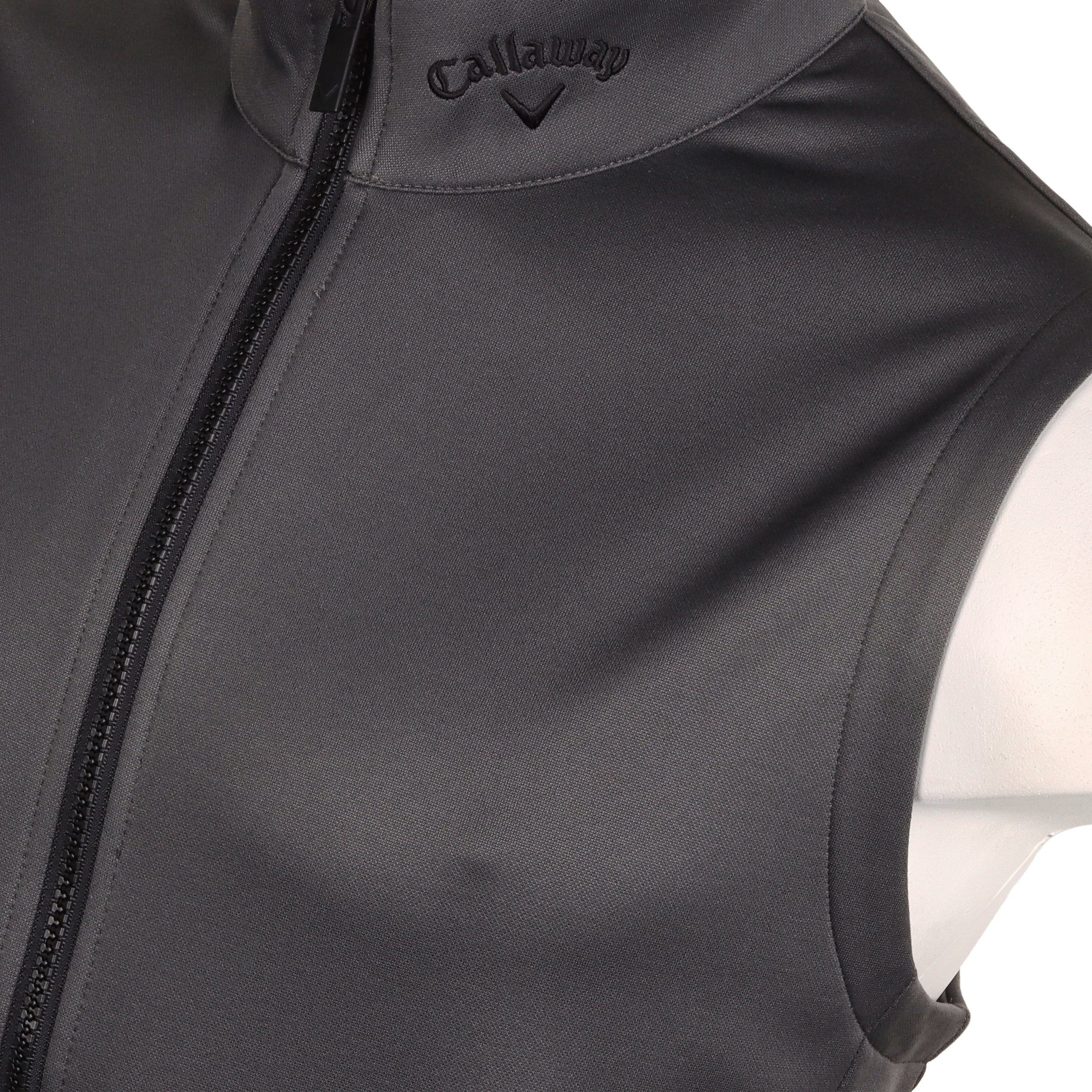 Callaway Golf 3 Chev Full Zip Vest CGKSE0F1 Asphalt 067 & Function18