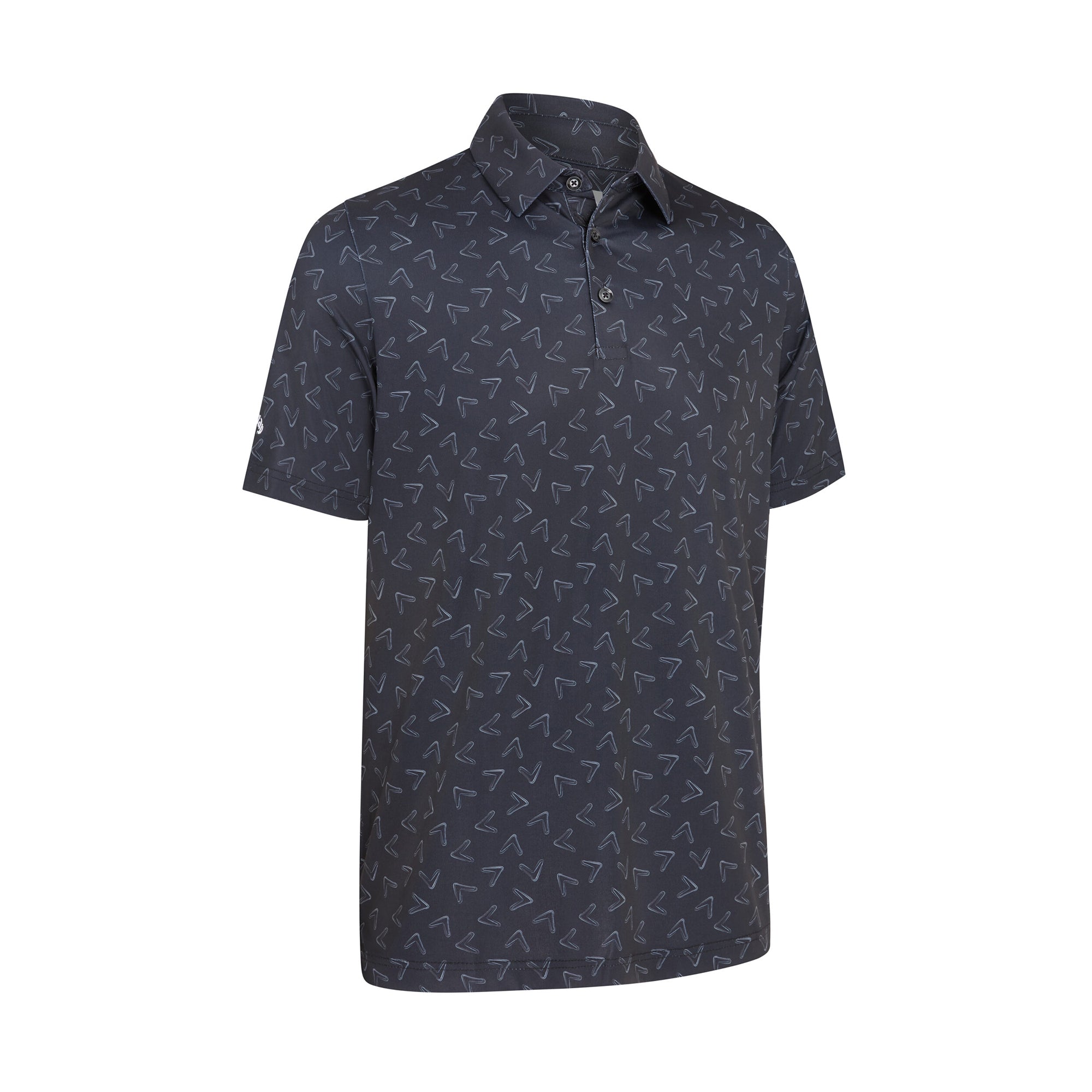 Callaway Golf All Over Large Chev Print Shirt - Caviar 002 - CGKSF0B7 ...