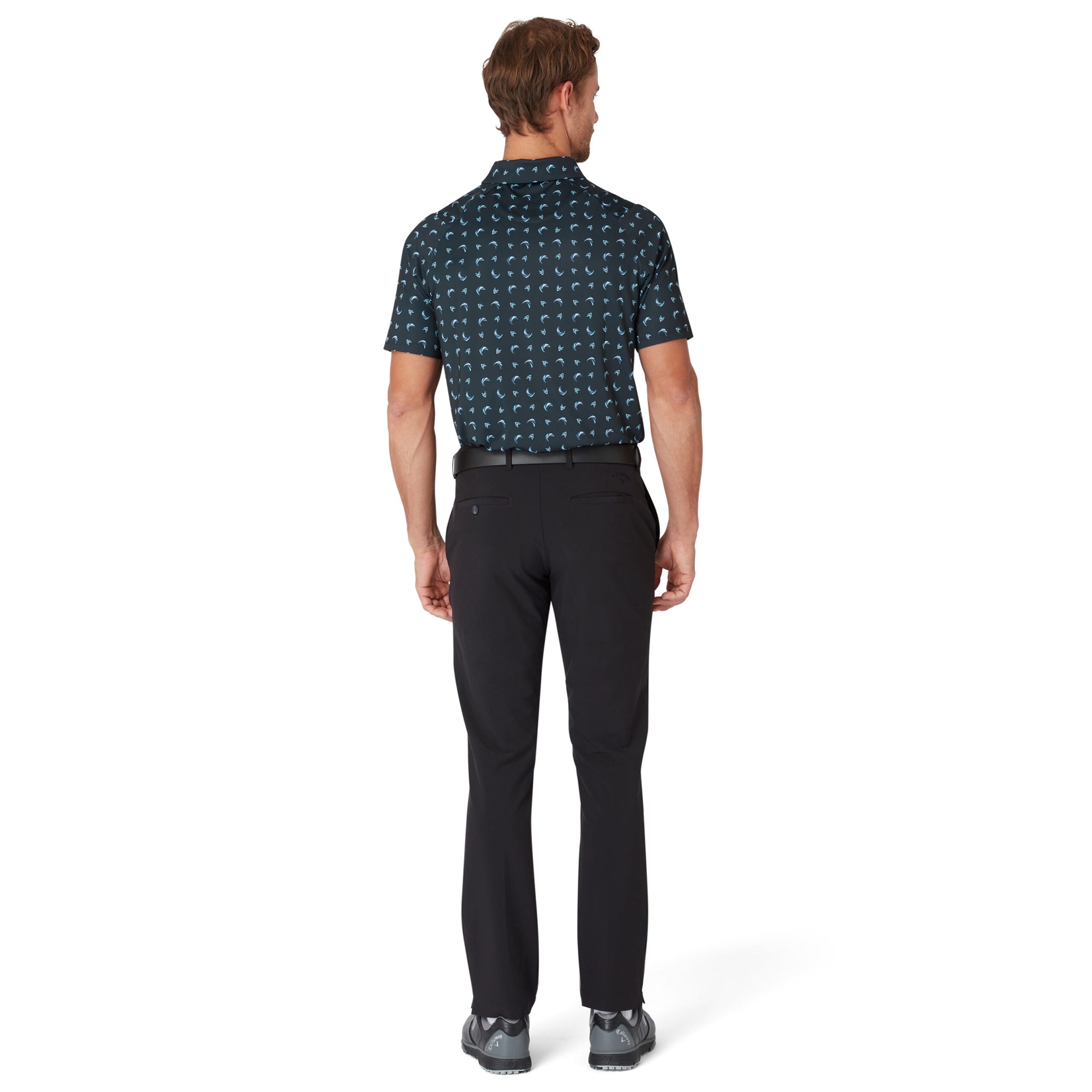 Callaway Golf Swing Chev Polo Shirt - Caviar 002 - CGKSF071-002 ...
