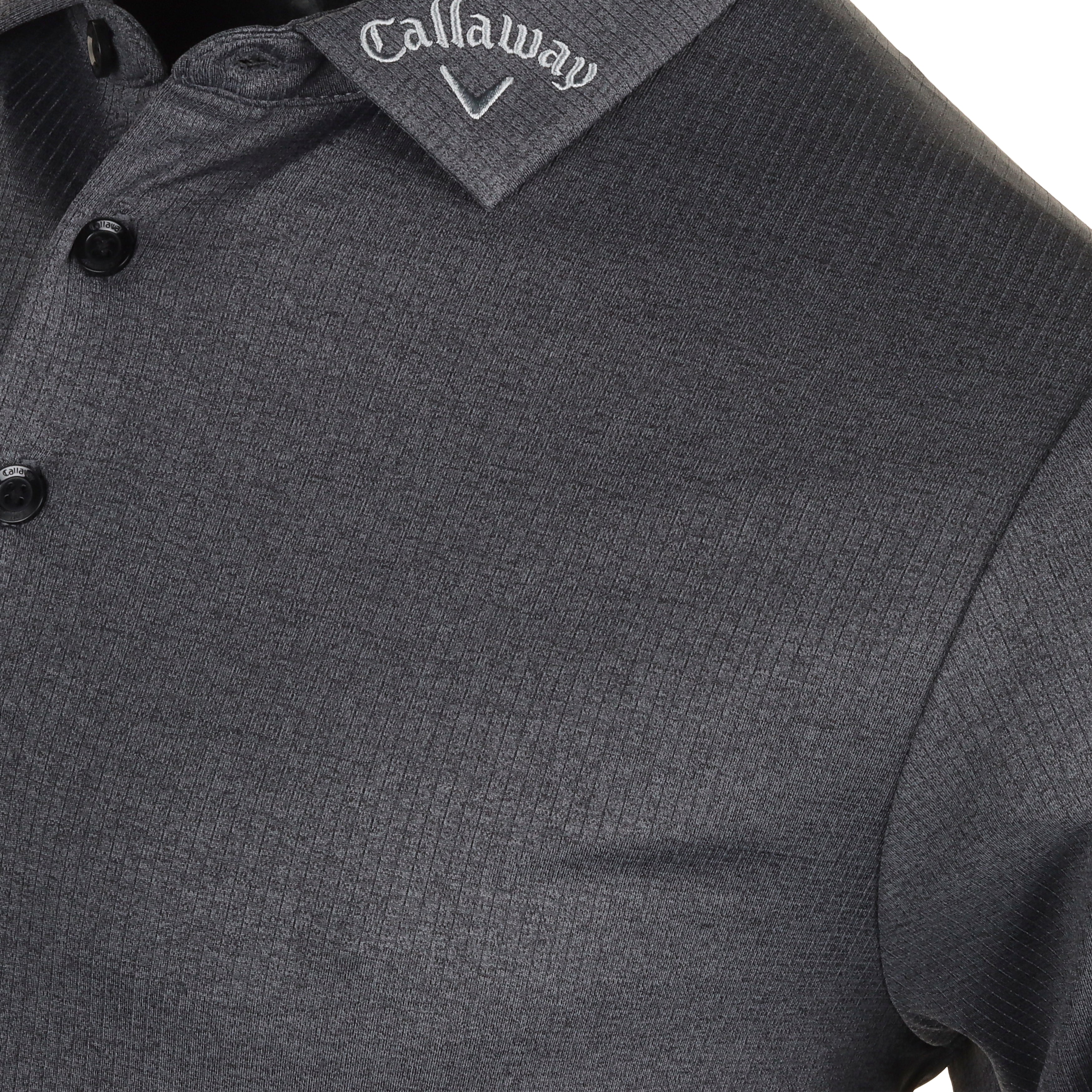 Callaway Golf Ventilated Classic Jacquard Shirt - Caviar 002 - CGKSD0D9 ...