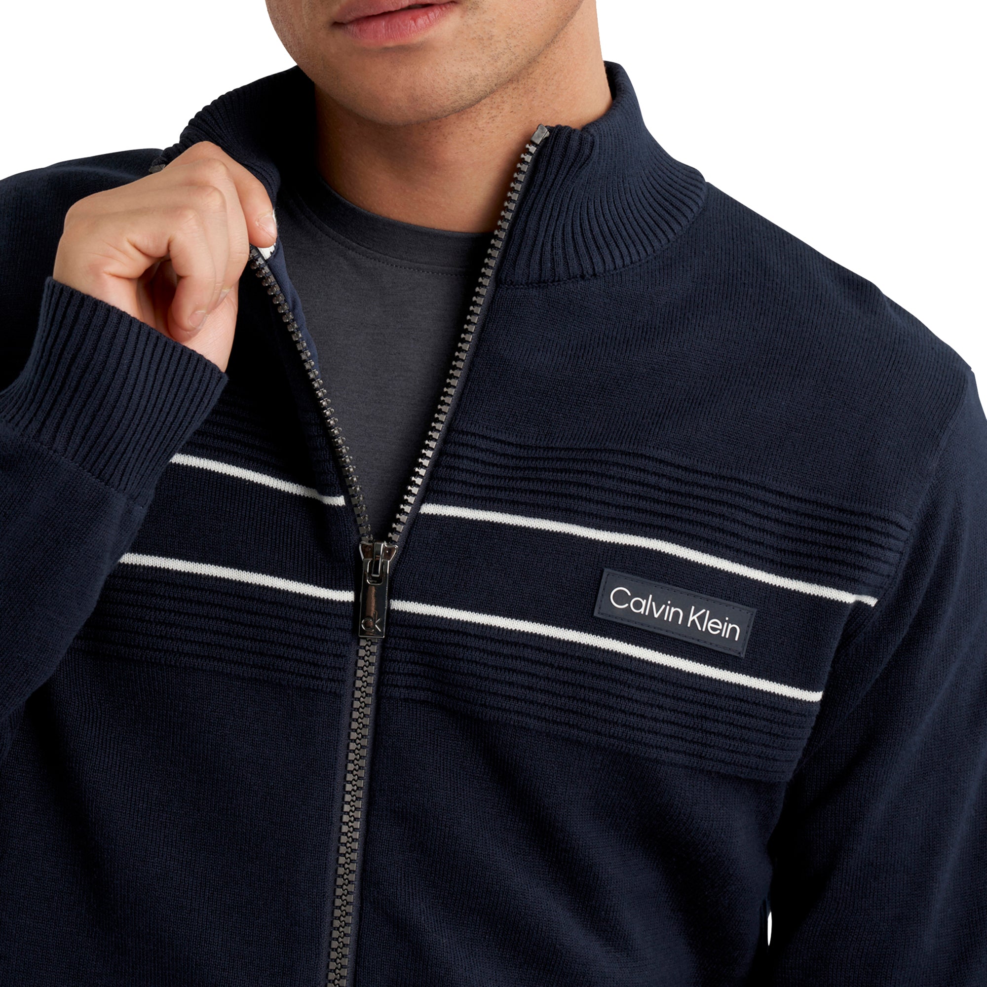 Calvin Klein Golf Baxter Lined Sweater - Navy - CKMA25115-Navy - Function18