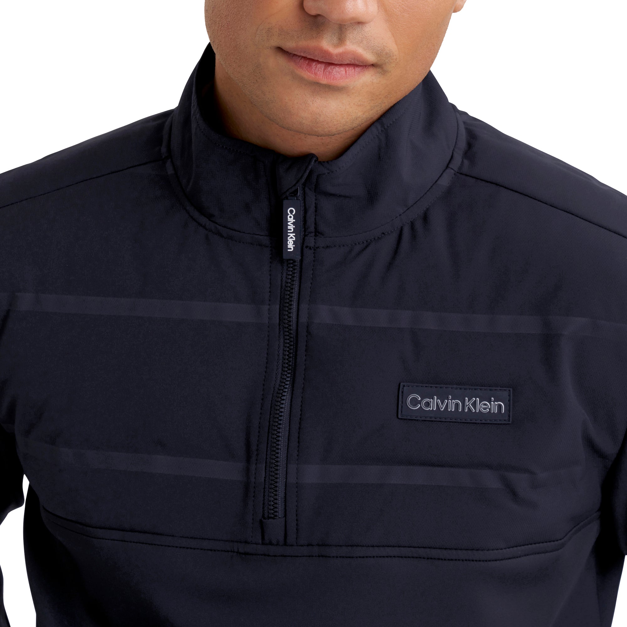 Calvin Klein Golf Houston Hybrid 1/2 Zip Jacket - Navy - CKMA25119-Navy ...