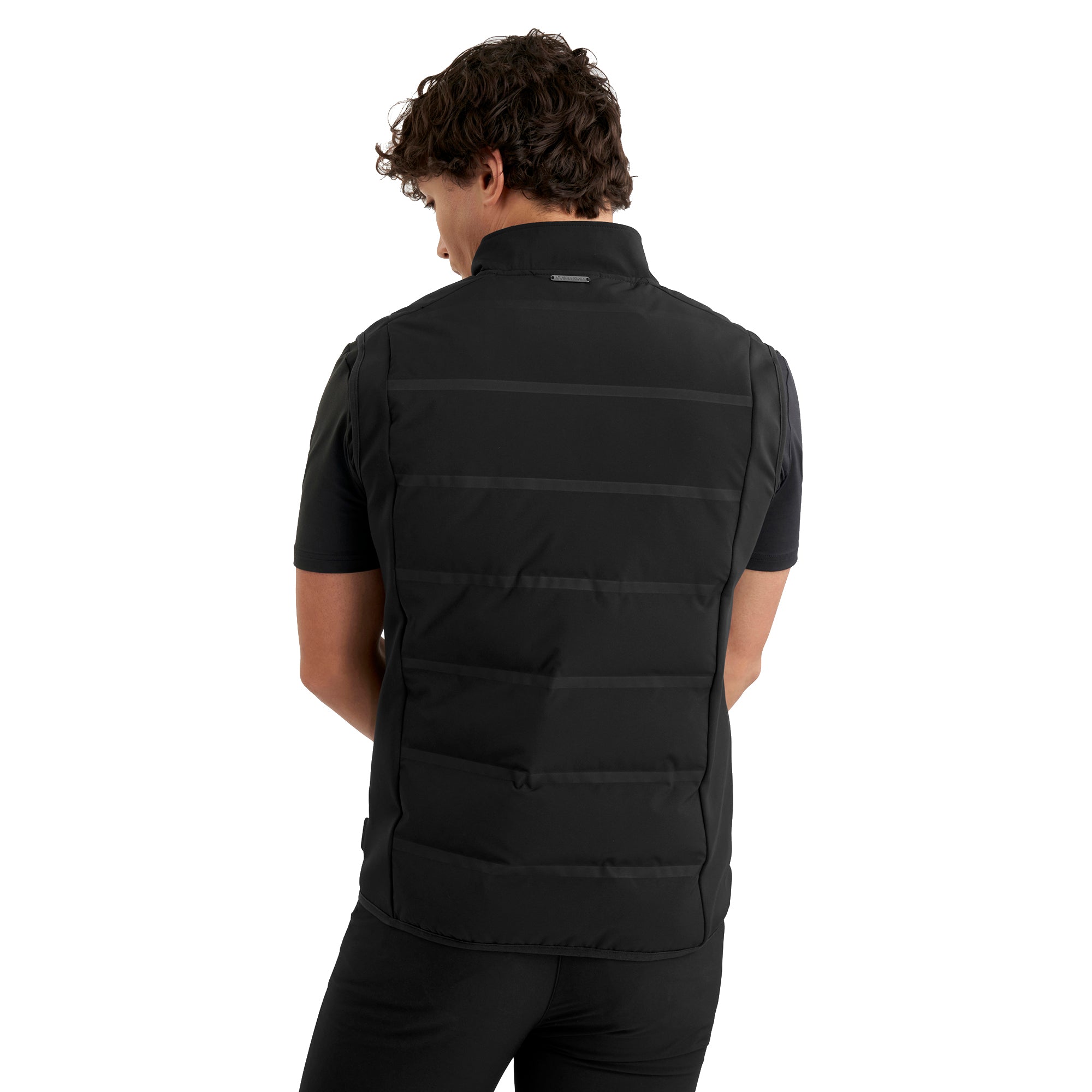 Calvin Klein Golf Houston Hybrid Full Zip Gilet - Black - CKMA25117 ...