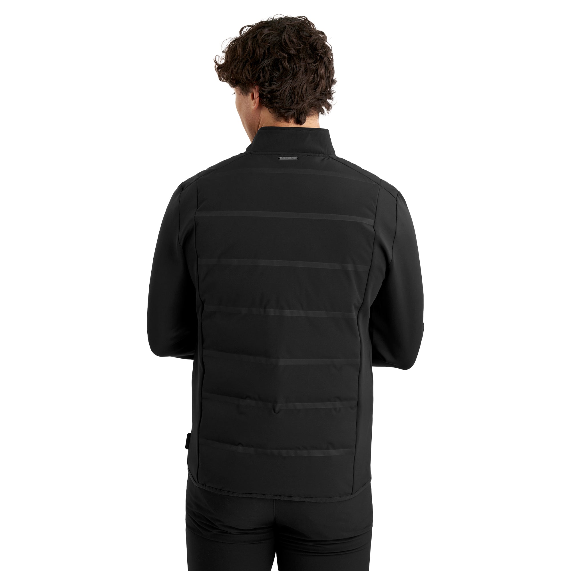 Calvin Klein Golf Houston Hybrid Full Zip Jacket - Black - CKMA25118 ...
