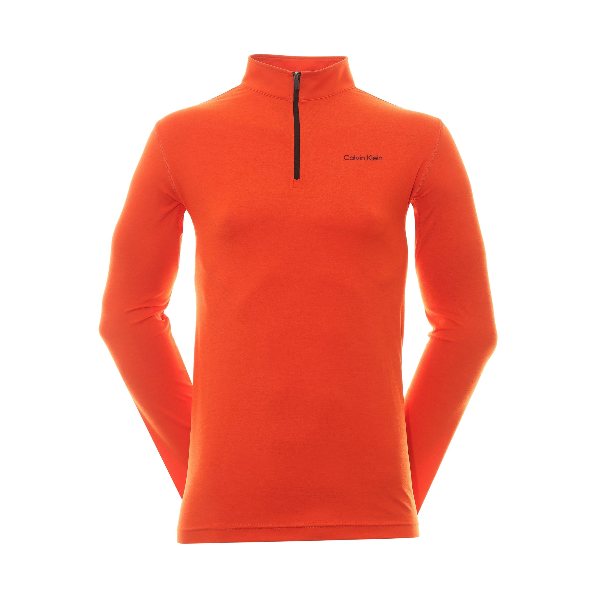 Calvin Klein Golf Newport 1/2 Zip C9924 Spicy Orange Marl | Function18