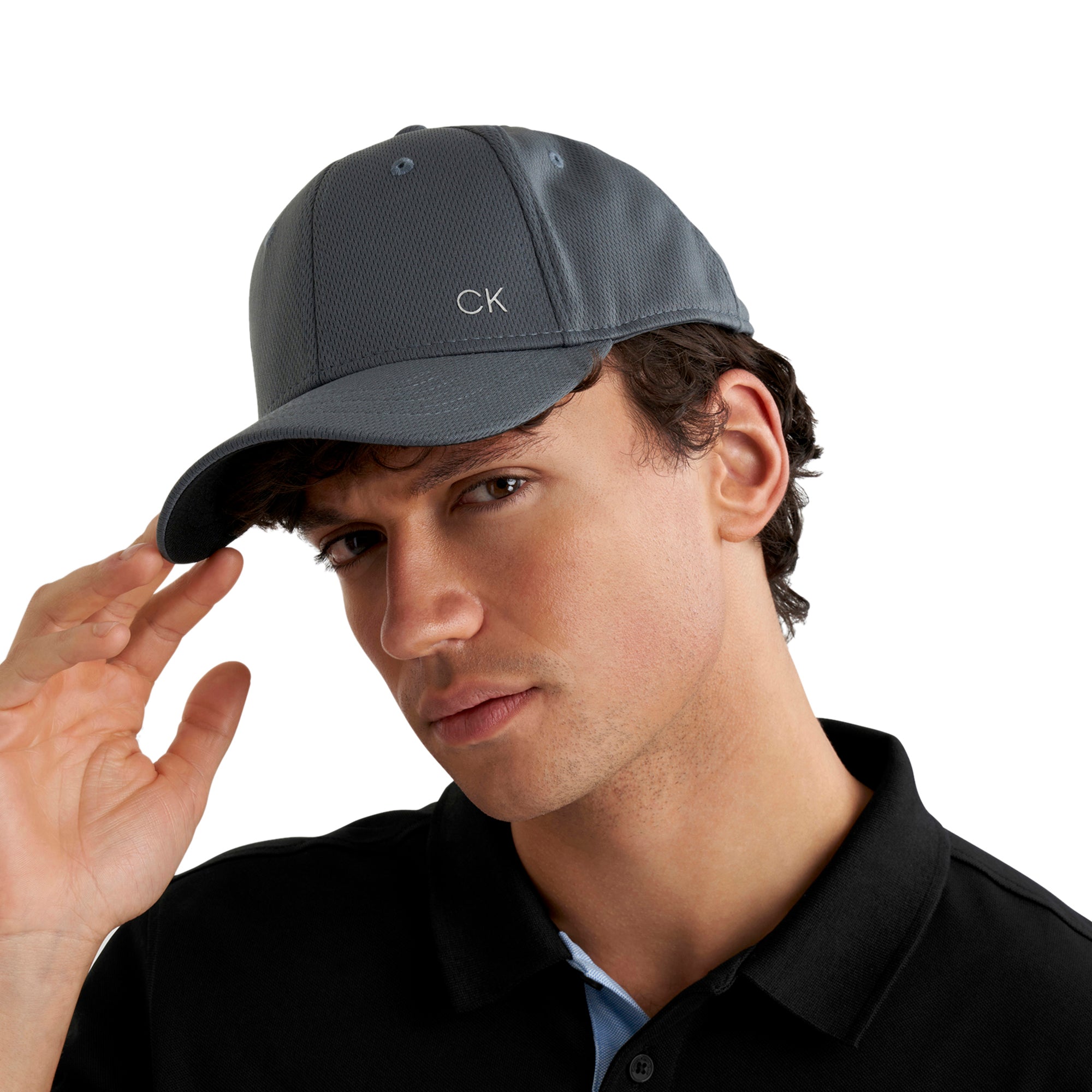 Calvin Klein Golf Performance Mesh Baseball Cap - Charcoal - C10089 ...