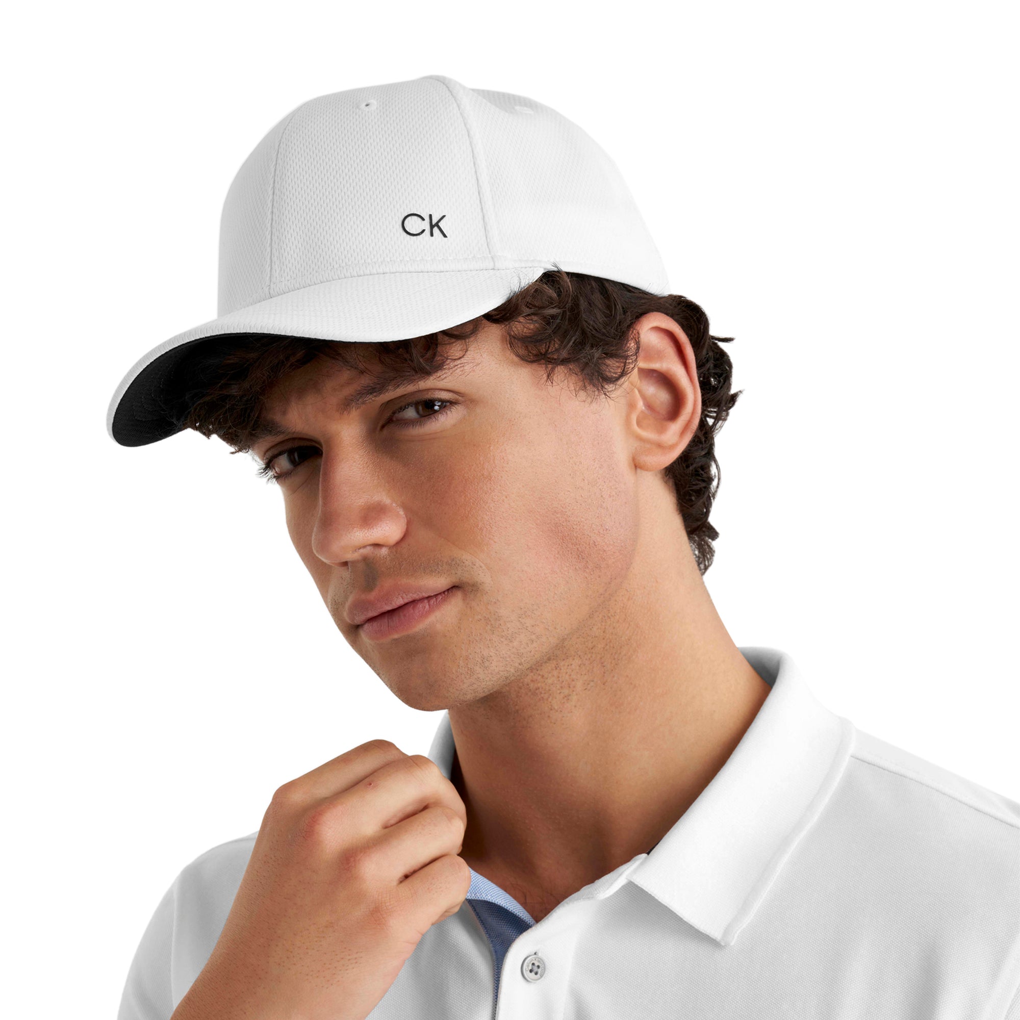 Calvin Klein Golf Performance Mesh Baseball Cap - White - C10089-White ...