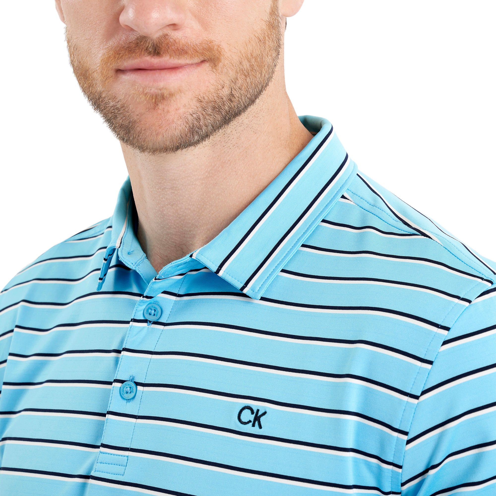 Calvin Klein Golf Winchester Shirt - Aquarius - CKMS25942-Aquarius ...