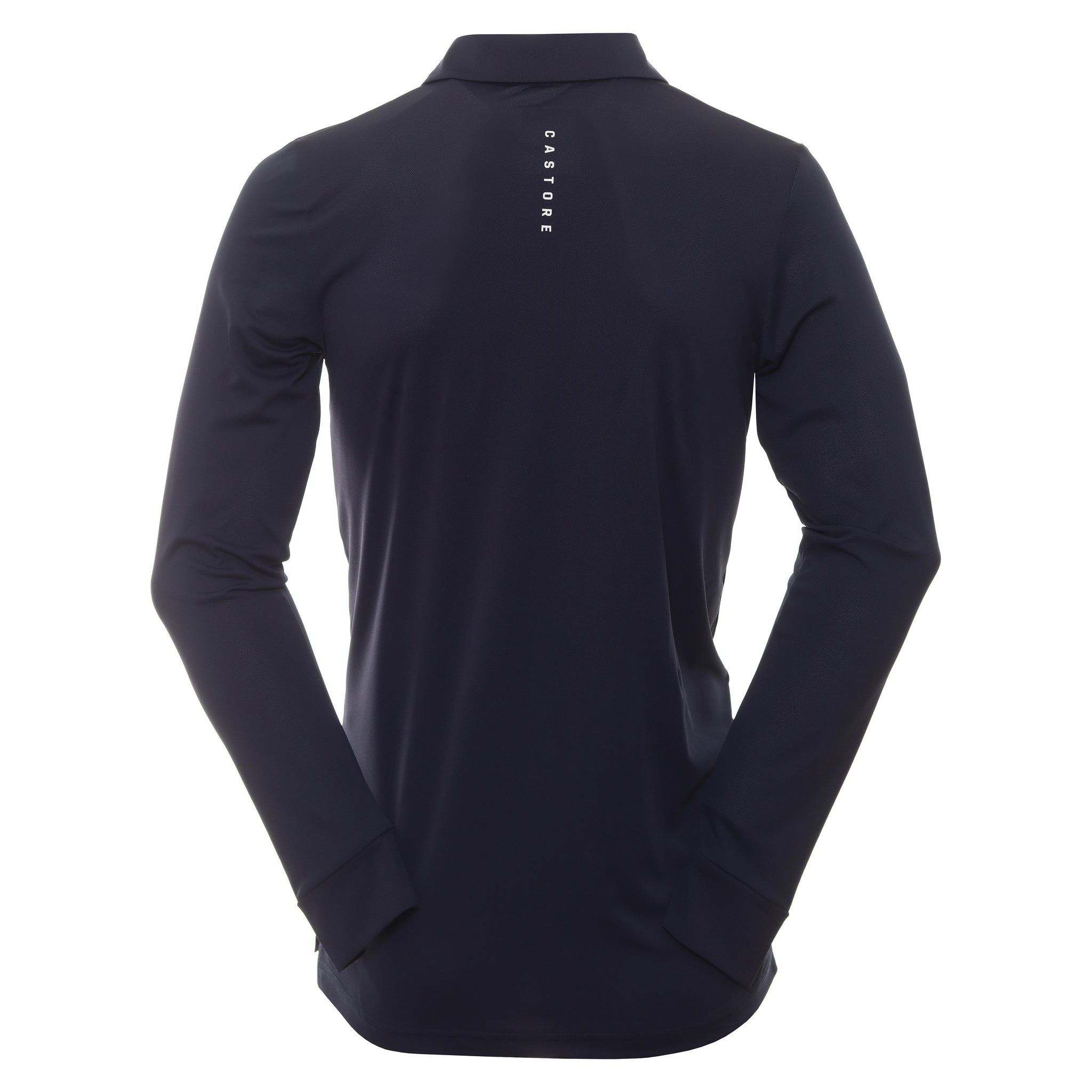 Castore Essential LS Golf Polo Shirt CMA30172 Midnight Navy ...