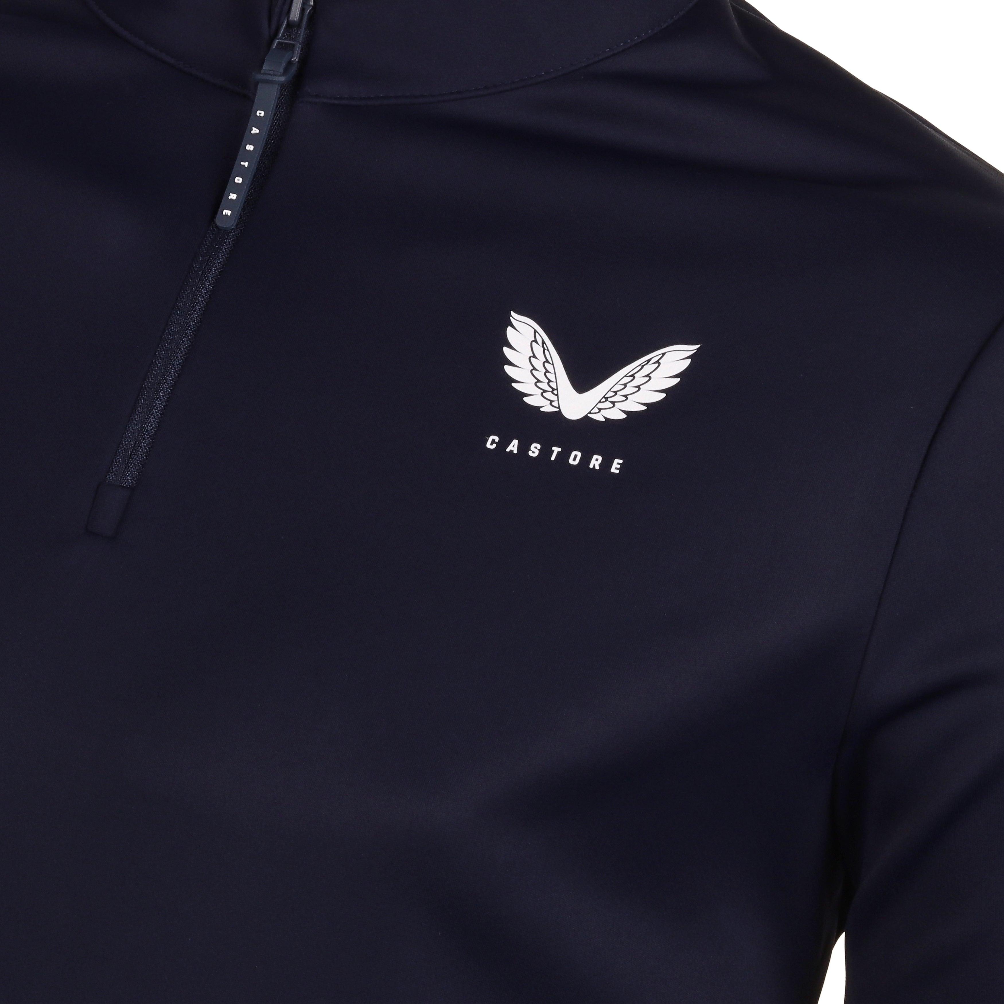 Castore Golf Classic 1/4 Zip Midlayer SS24 GMC40686 Midnight Navy 175 ...