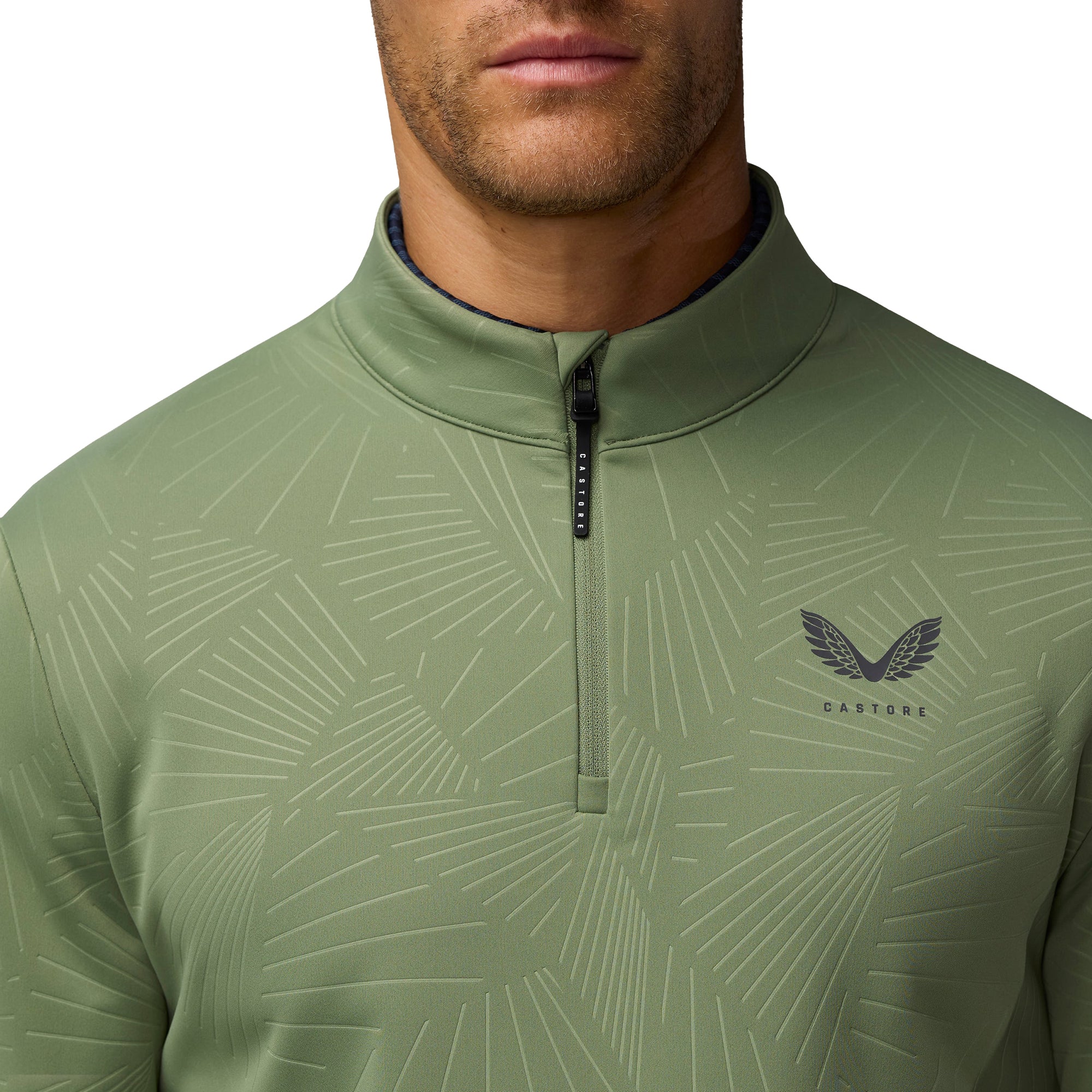 Castore Golf Club Classic 1/4 Zip - Thyme 100 - GMF41163-100 - Function18