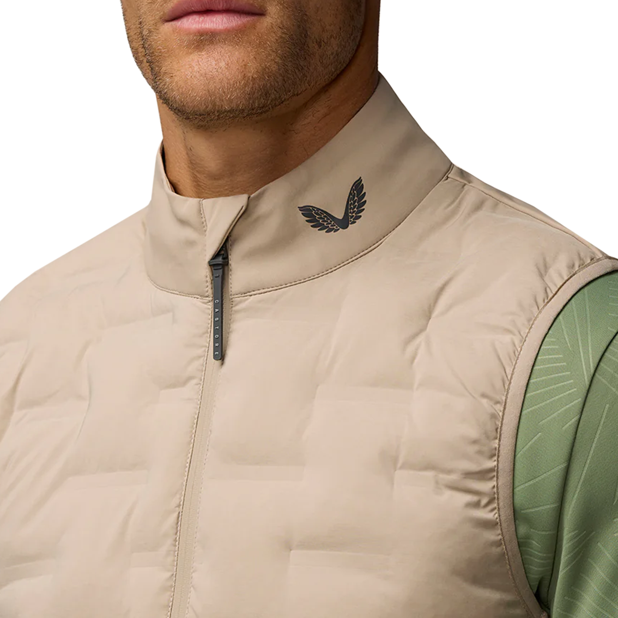 Castore Golf Lightweight Hybrid Gilet - Mushroom 140 - GMC50683-140 ...