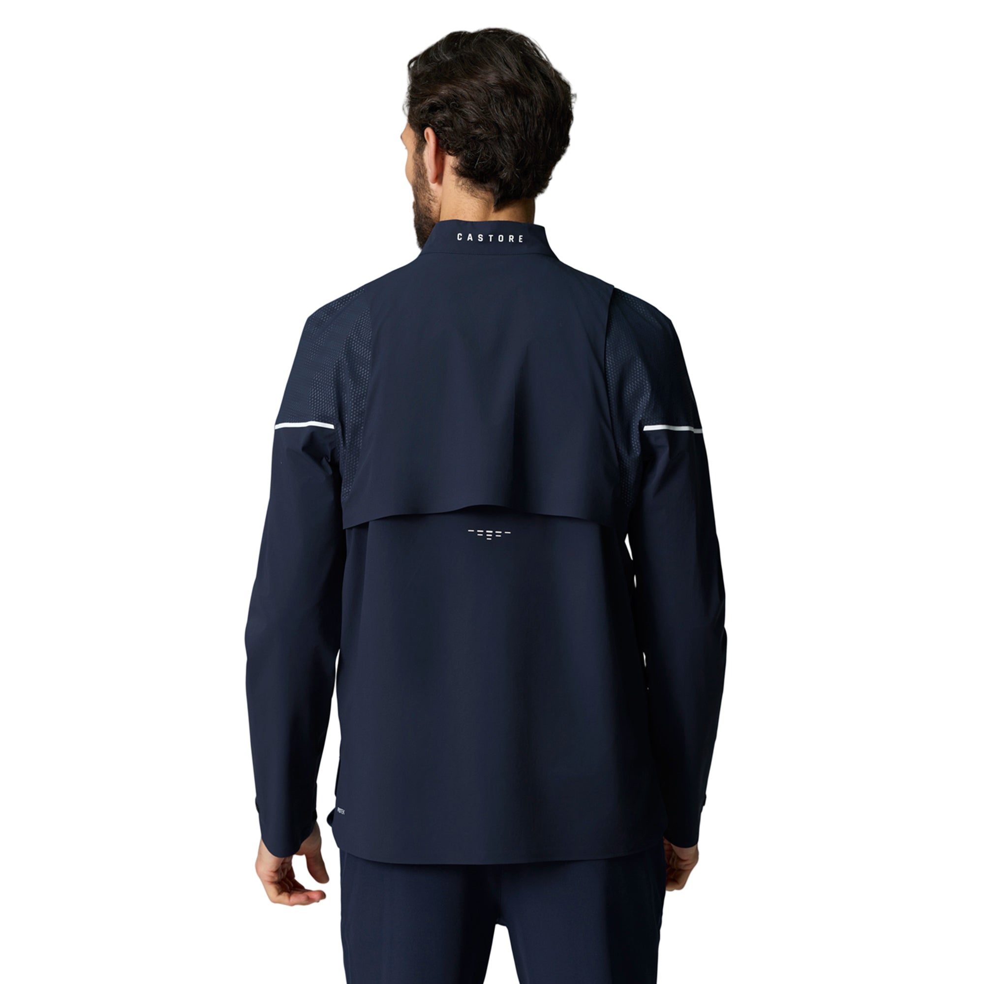 Castore Golf Pinnacle Woven Jacket - Midnight Navy/White 021 - GME50989 ...