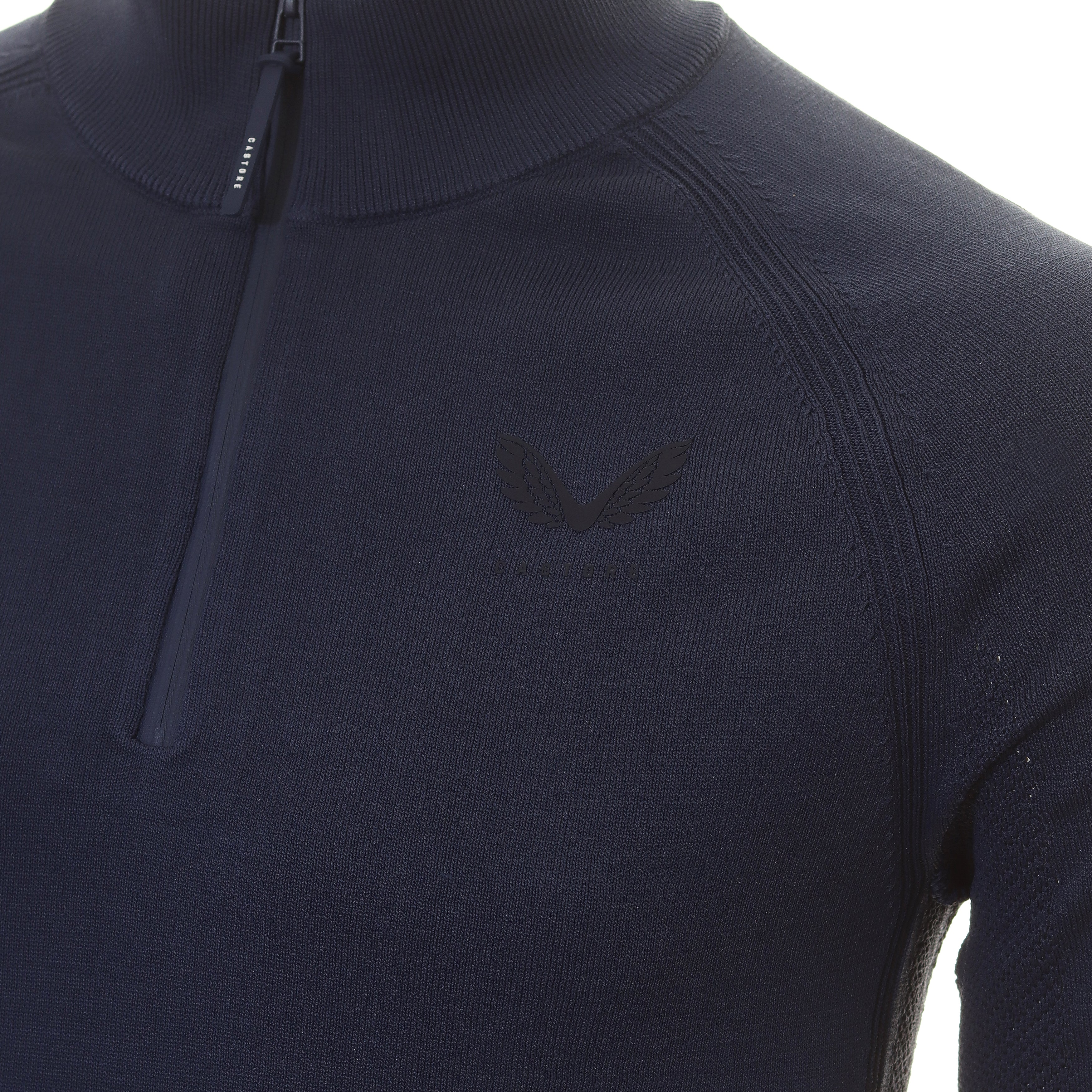 Castore Golf Knitted 1/4 Zip Sweater - Oceana Blue - CMB40531-O.Blue ...