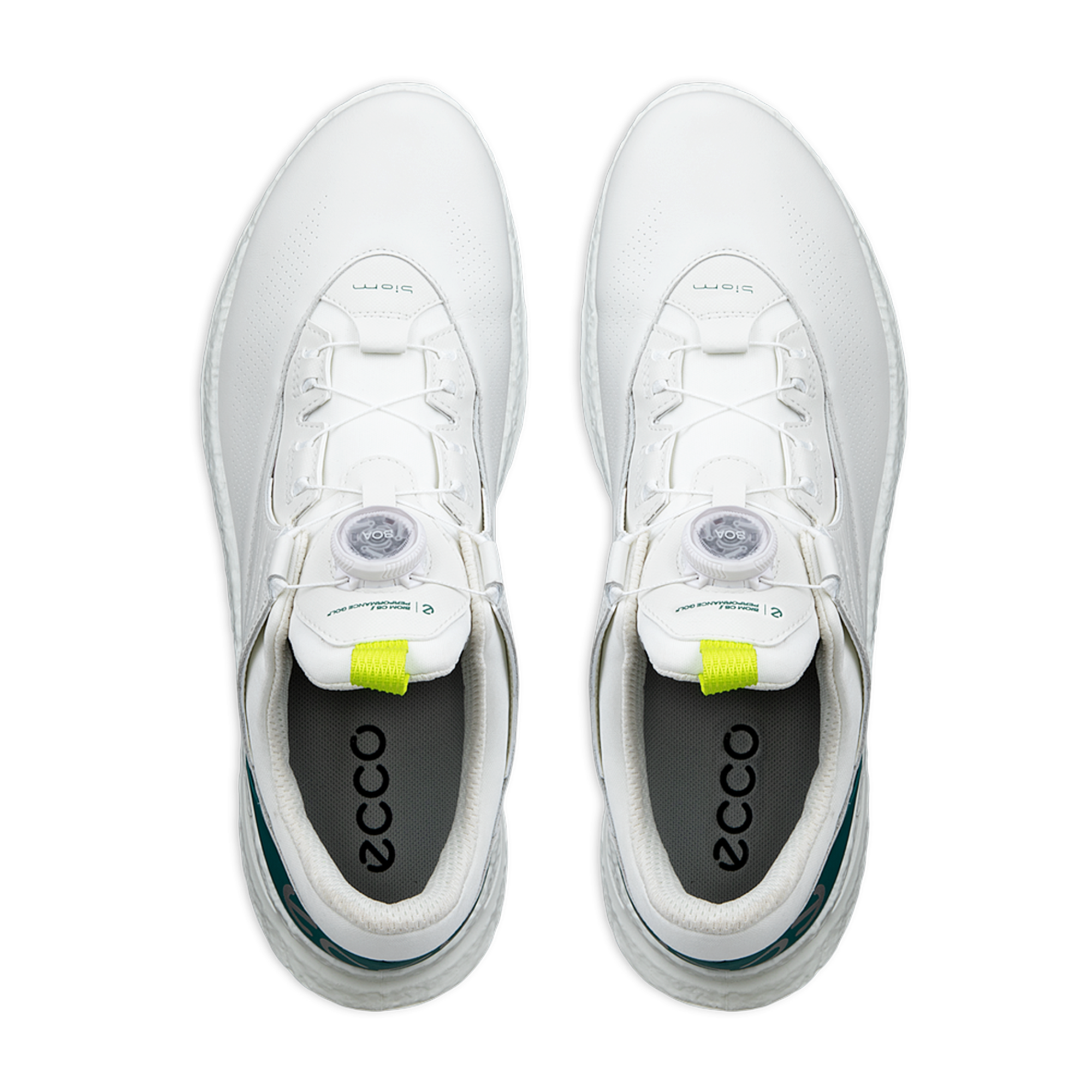 Ecco Biom C5 BOA Golf Shoe - White/Bay Green 61475 - 132614-61475 ...