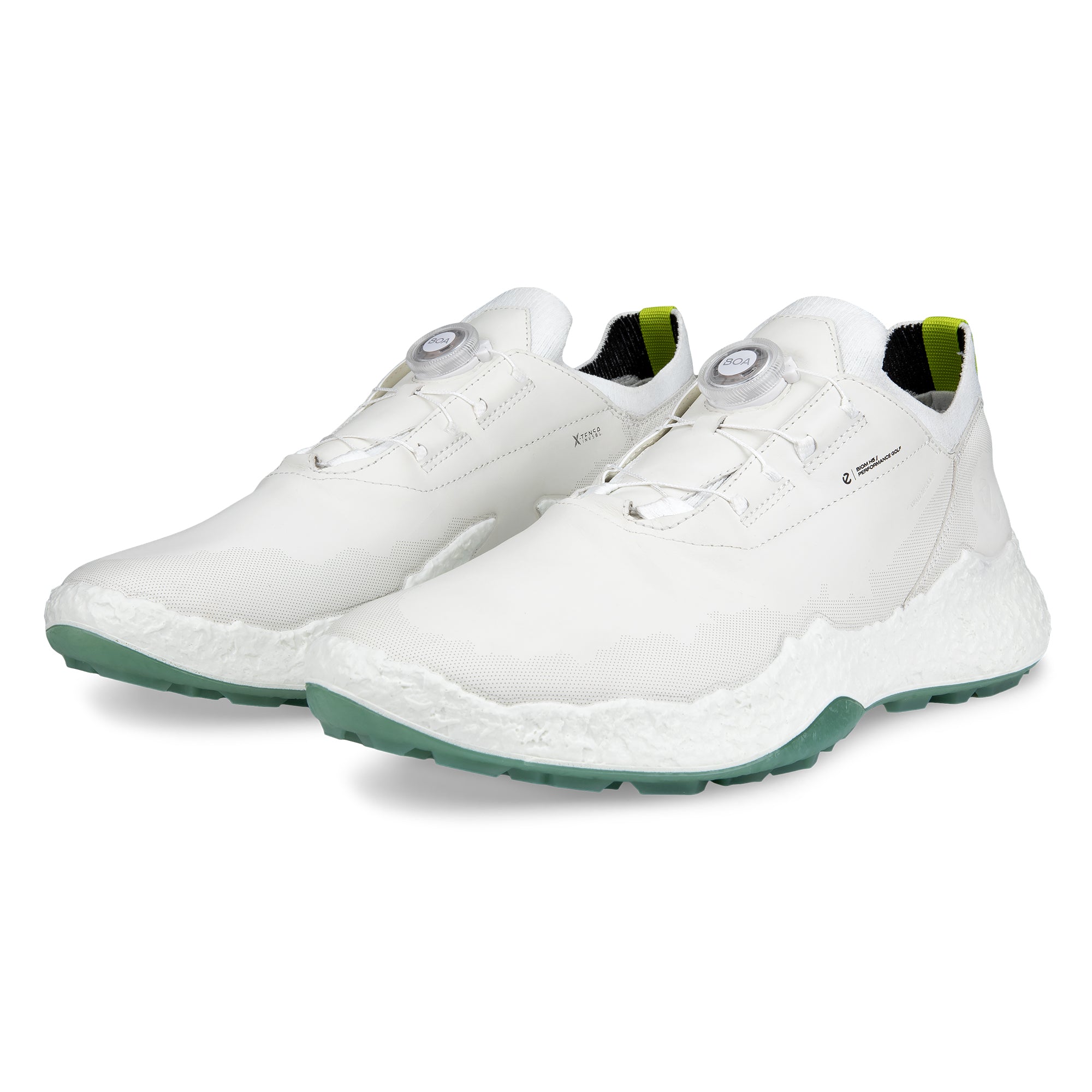 Ecco H5 Leather BOA Golf Shoes - White 01007 - 138024-01007 - Function18