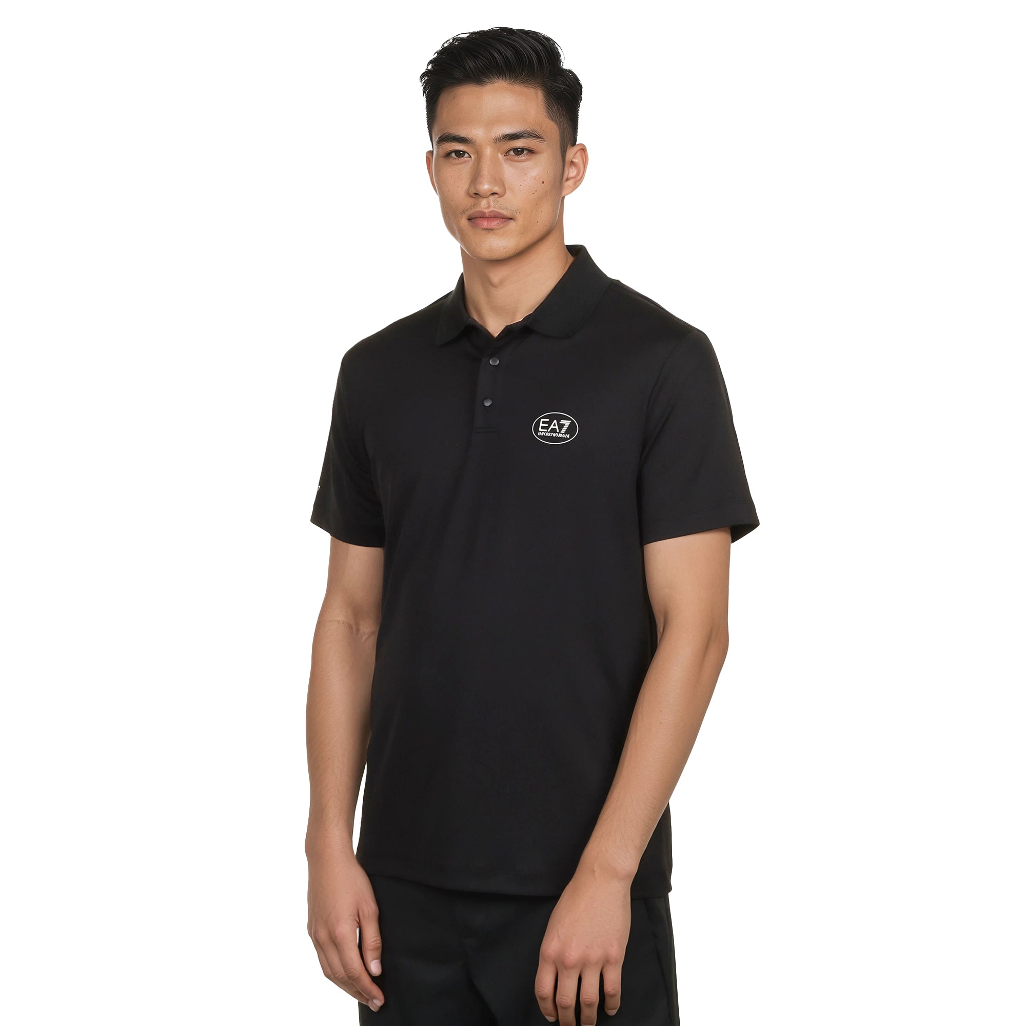 Emporio Armani EA7 Pro Polo Shirt - Black UC001 - 7M000834-AF16428 ...