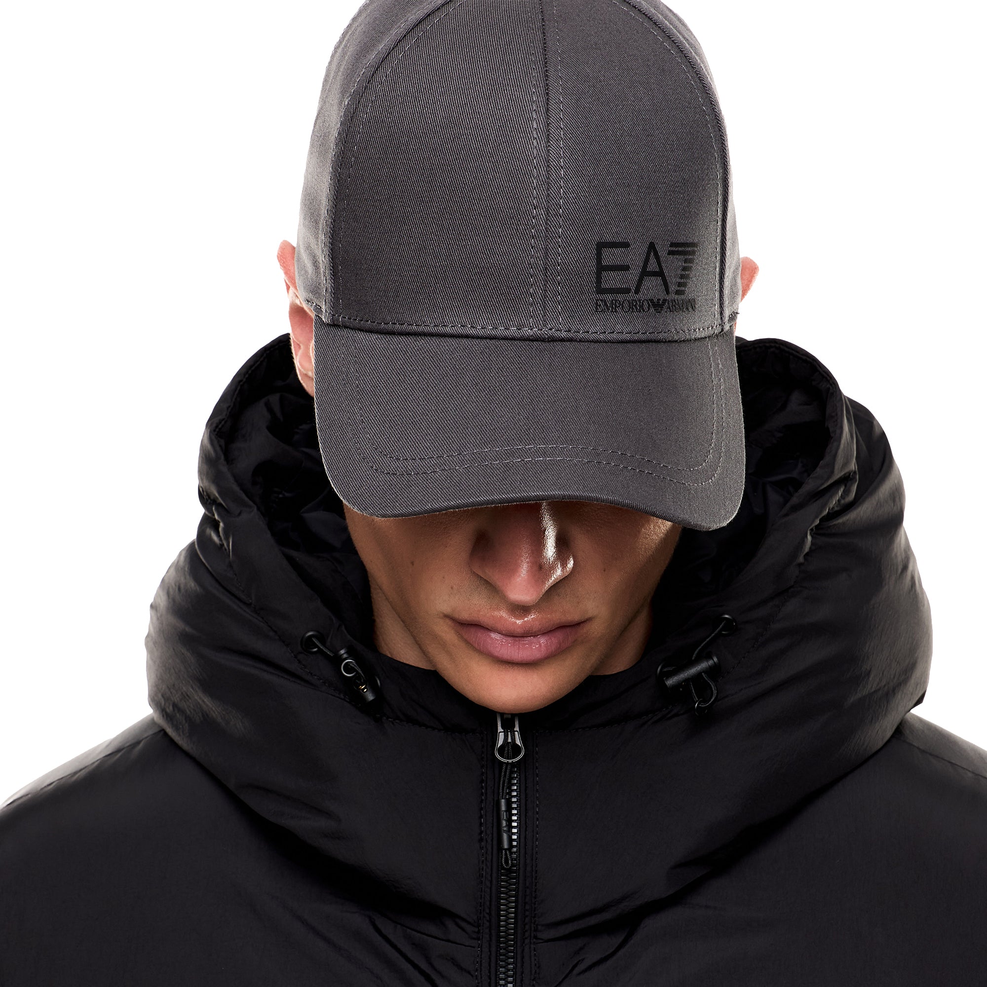 Emporio Armani EA7 Train Core Cotton Cap - Asphalt Black M8187 ...