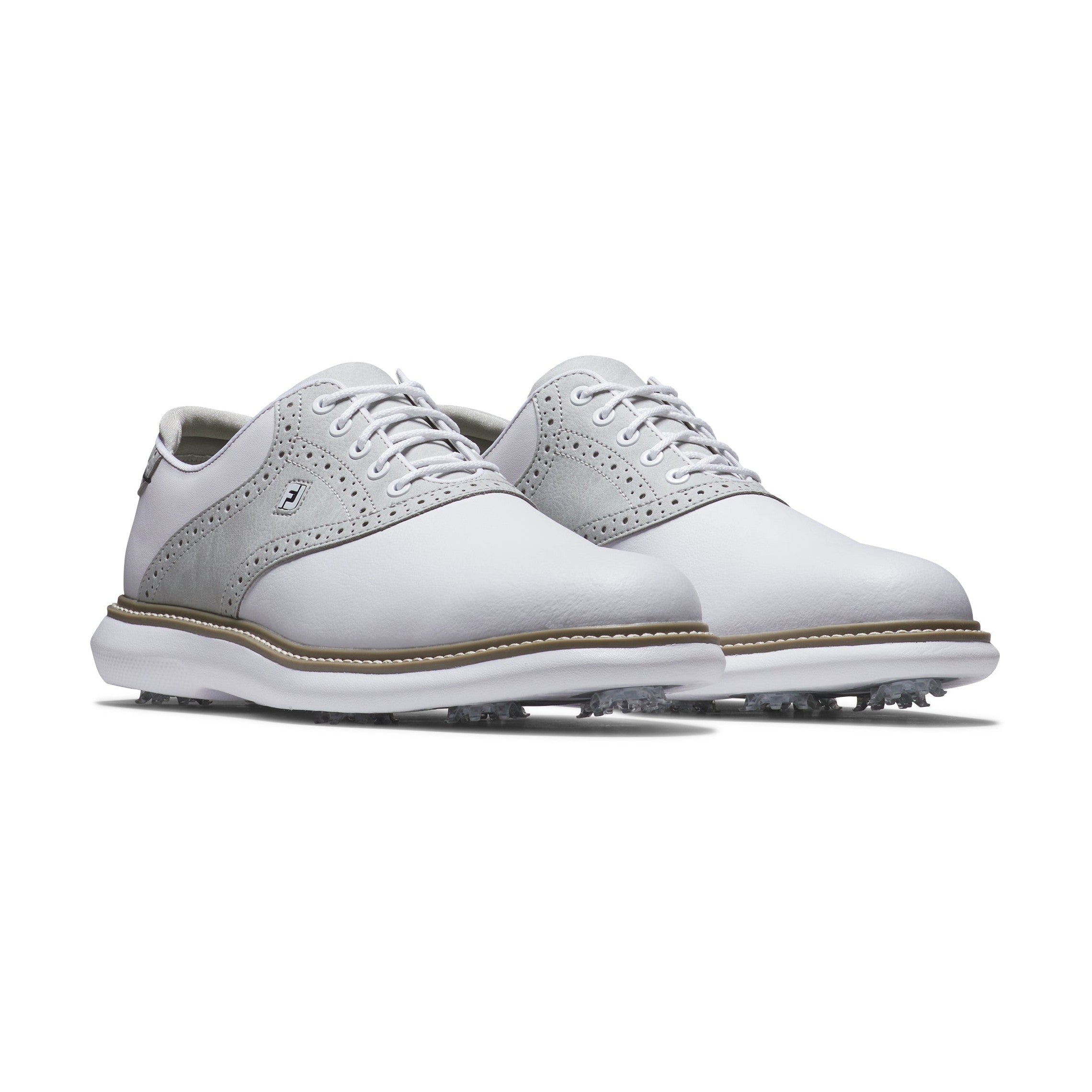 FootJoy FJ Traditions Golf Shoes - White/Grey - 57957 - Function18 ...