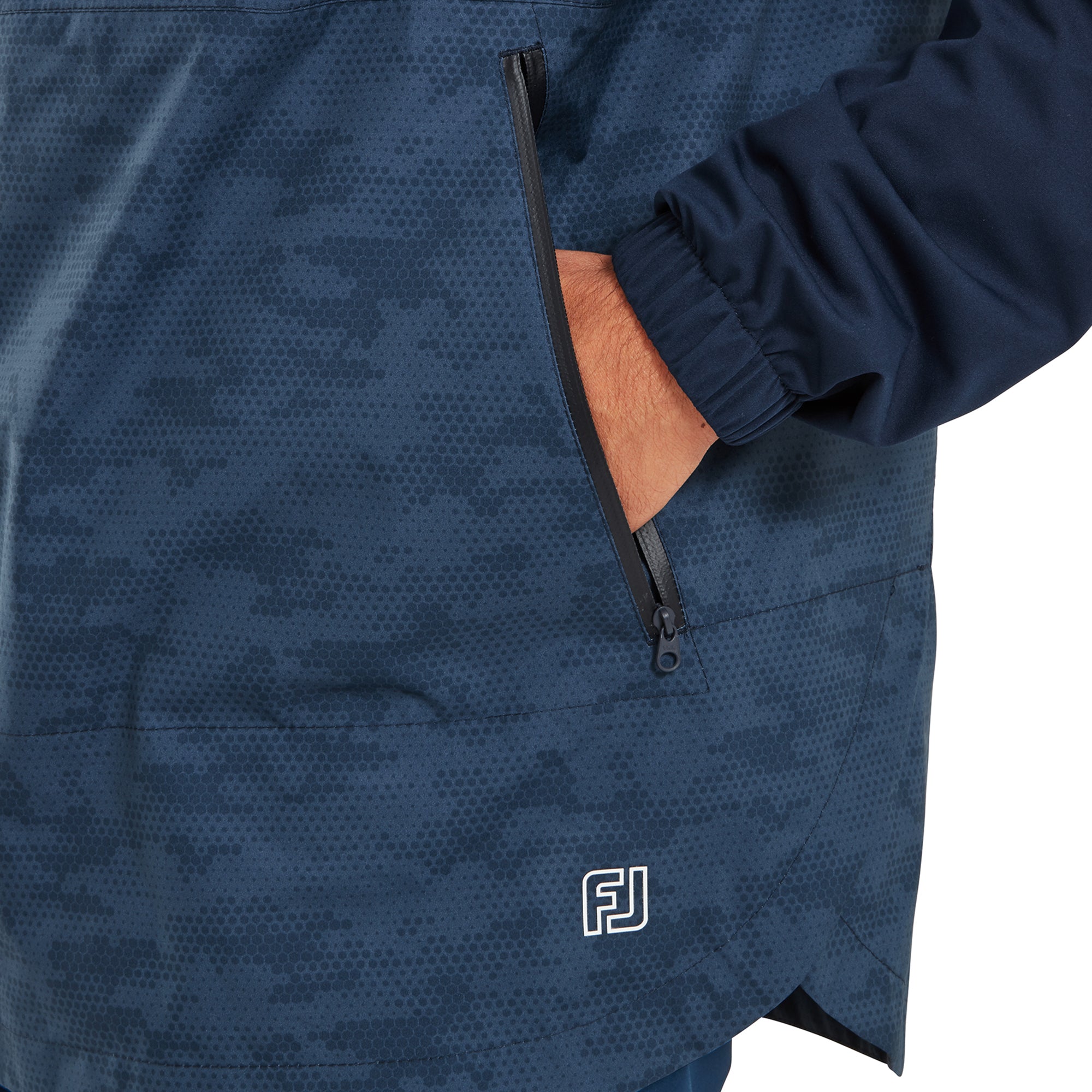 FootJoy Golf HydroLite X Hooded Jacket - Navy Camo - 37816 - Function18