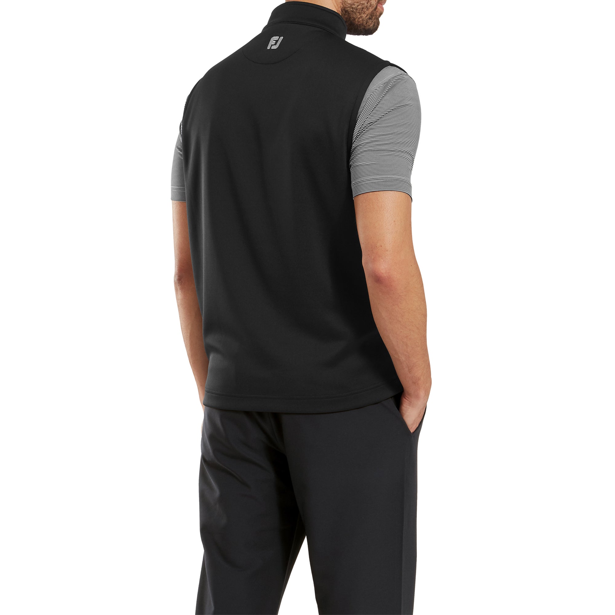FootJoy Half Zip Vest - Black - 34145 - Function18