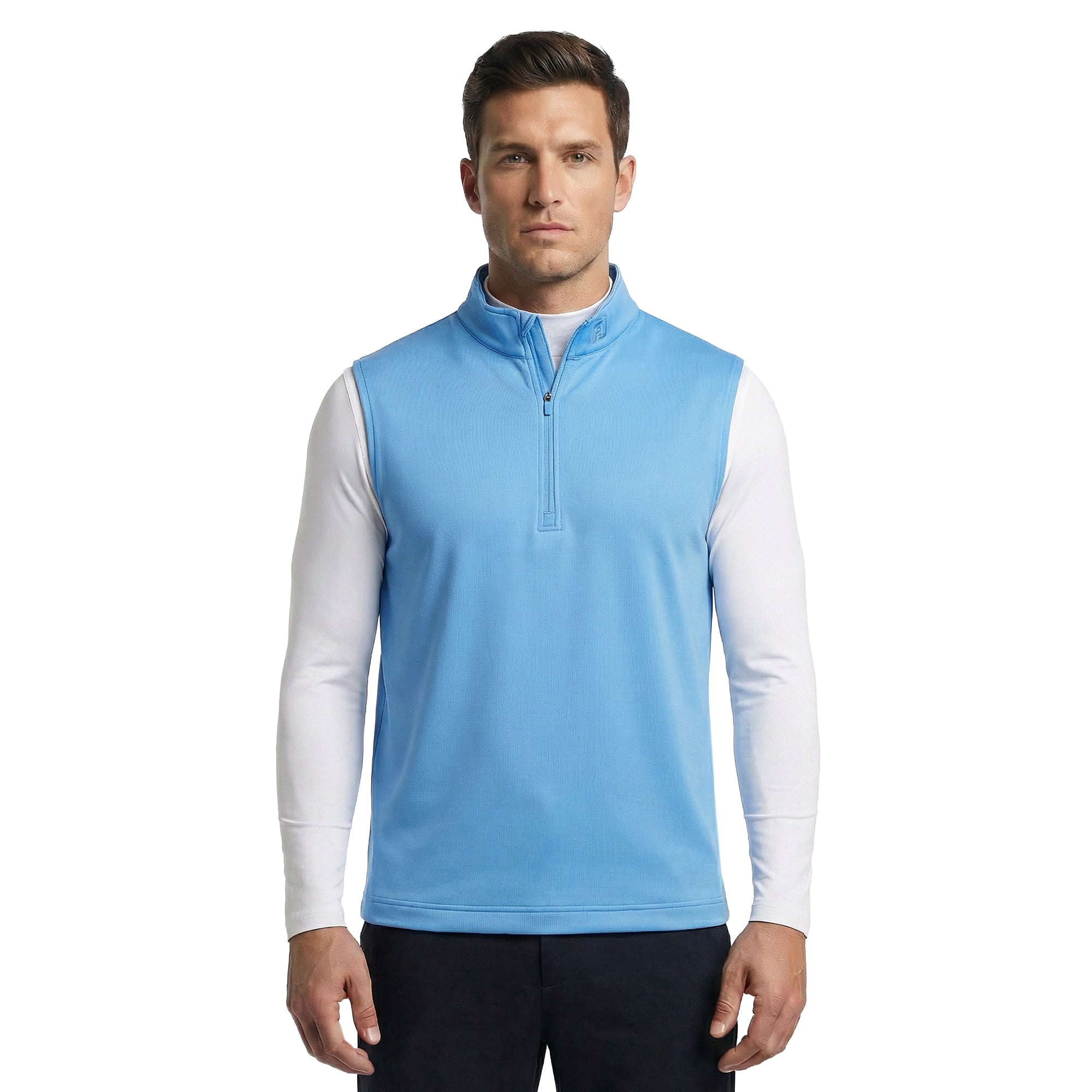 FootJoy Half Zip Vest - Deep Reef - 39312 - Function18