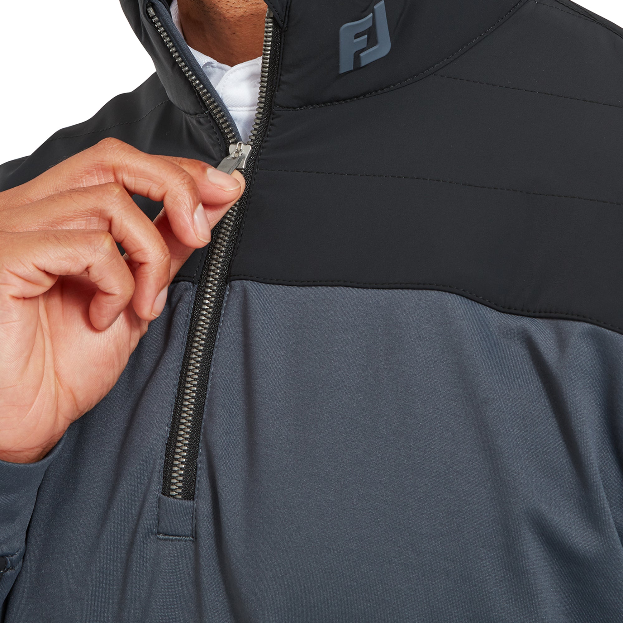 FootJoy ThermoSeries Hybrid Midlayer - Black/Charcoal - 37833 - Function18