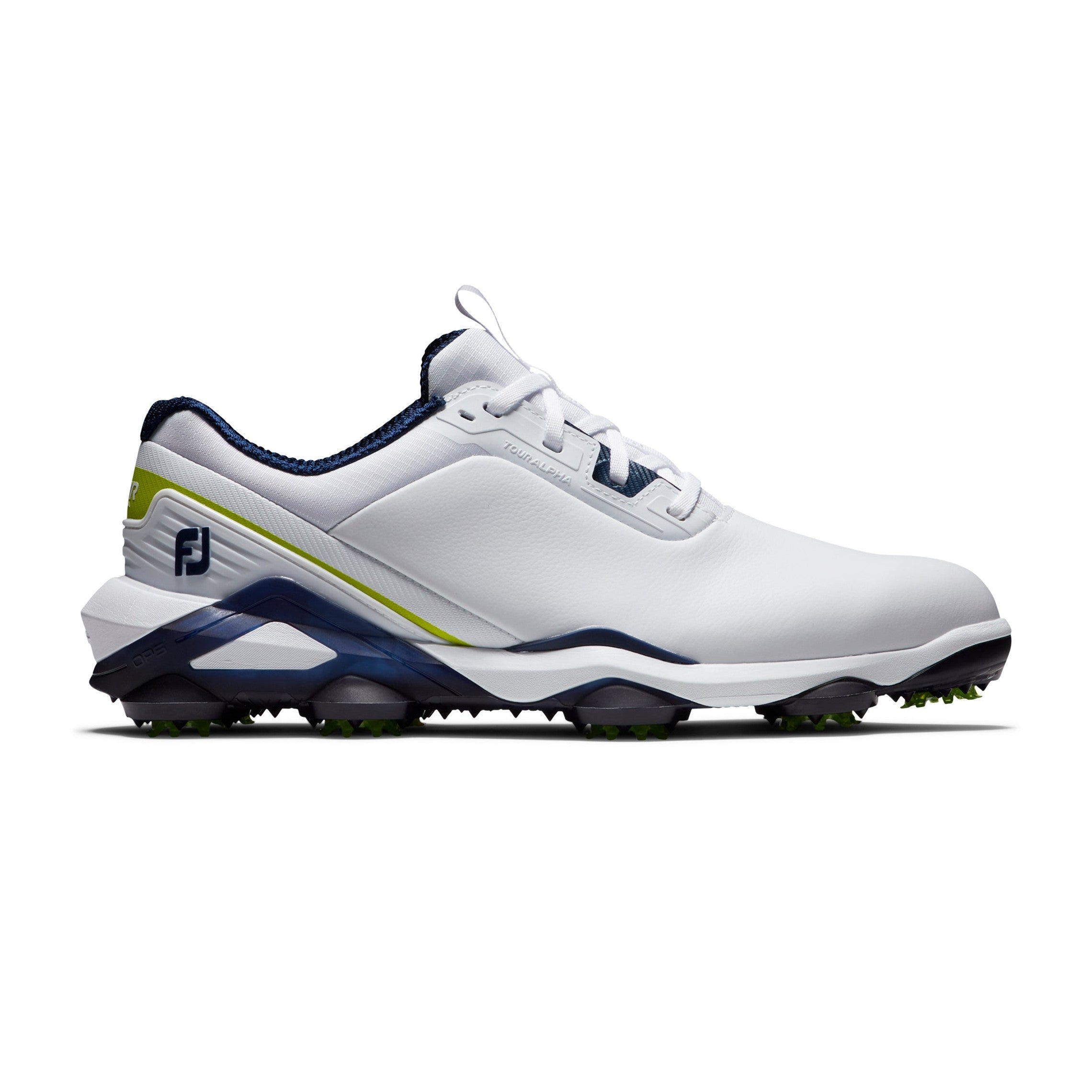 FootJoy Tour Alpha Golf Shoes 55536 White Navy Lime | Function18 ...