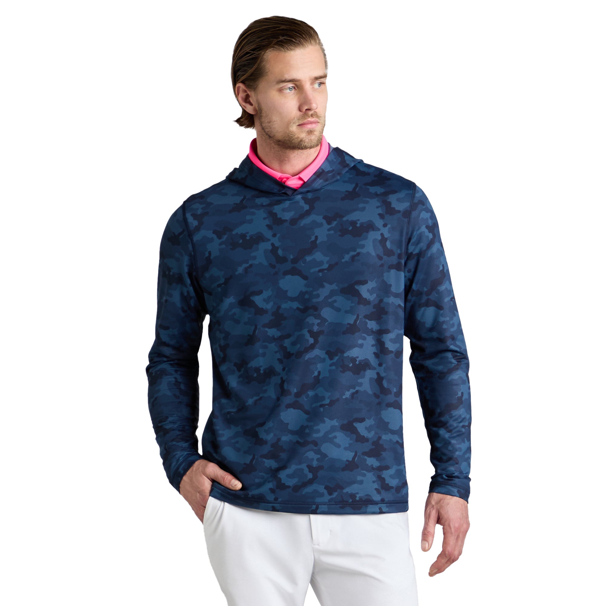 G/FORE Brushed Back Tech Terry Hoodie - Twilight Camo - GMM000056-TWCM ...