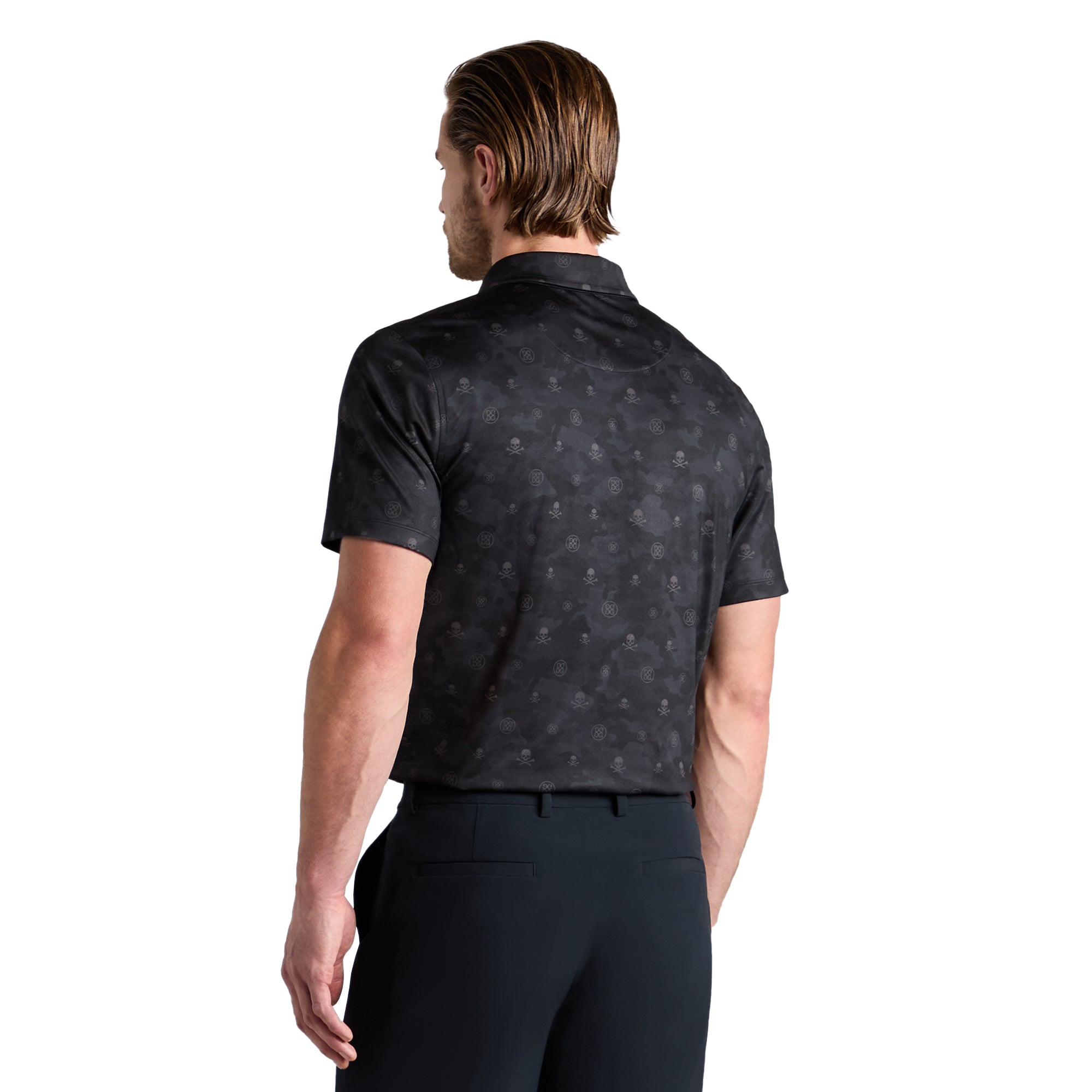G/FORE Icon Camo Tech Jersey Polo - Onyx - GMP000100-ONYX-LC ...