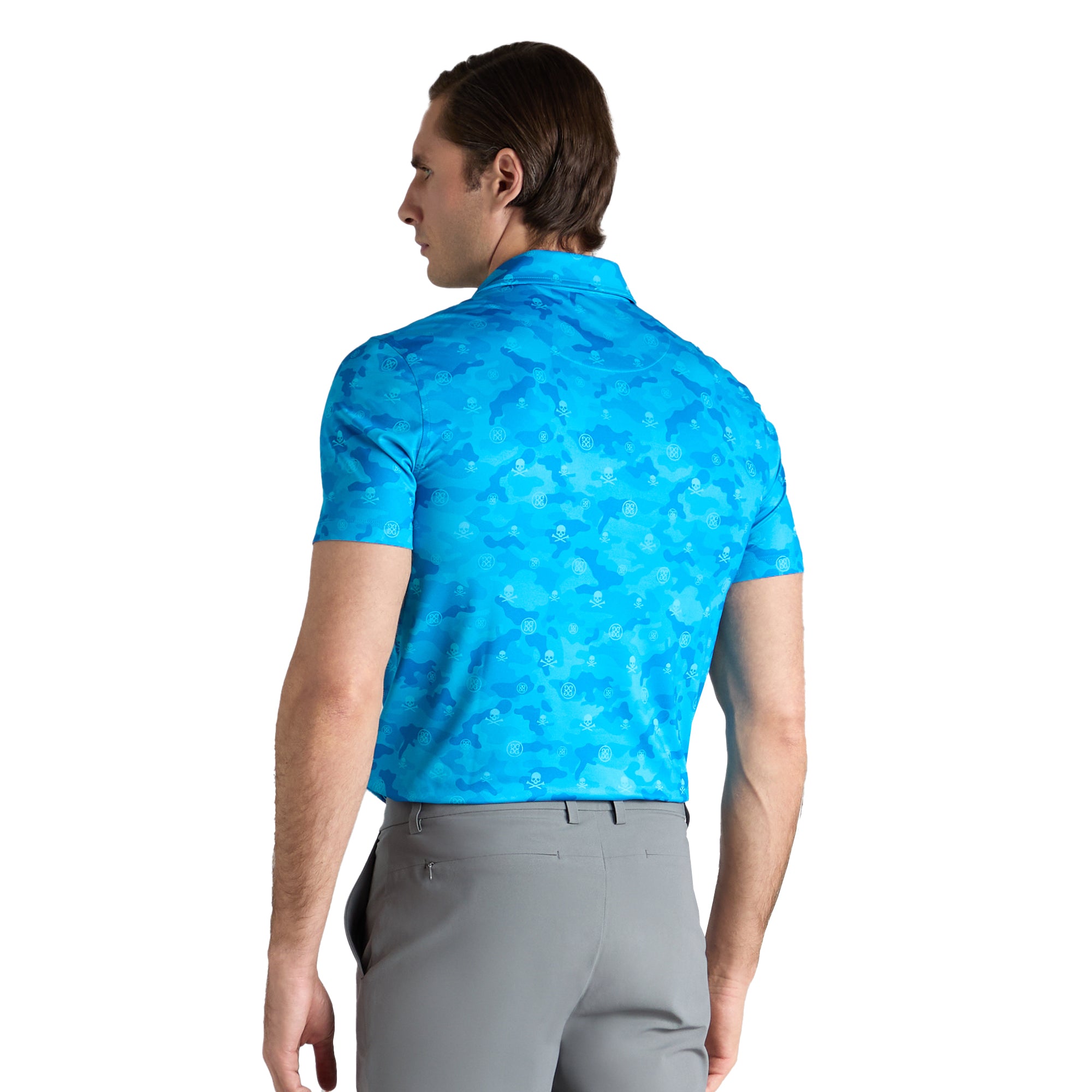 G/FORE Icon Camo Tech Jersey Polo - Venetian - GMP000100-VENET-LC ...