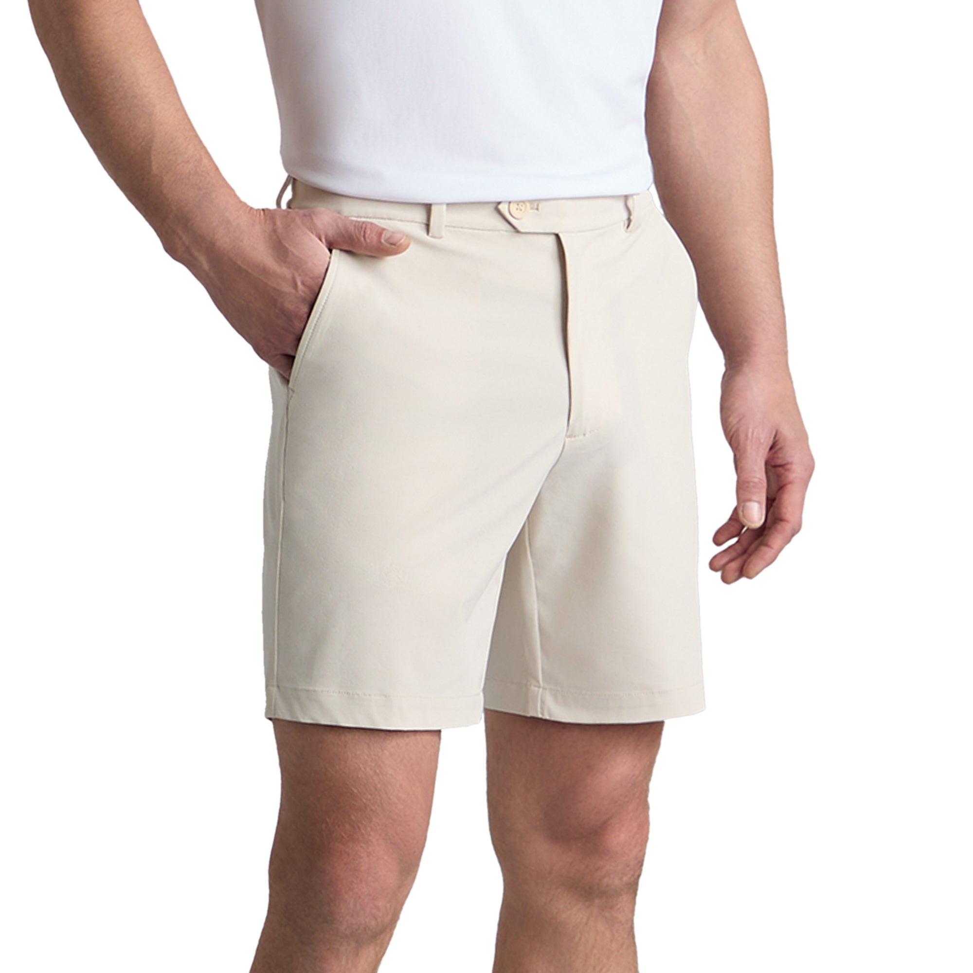 G/FORE Maverick Stretch Short - Stone - GMR000019-STN - Function18