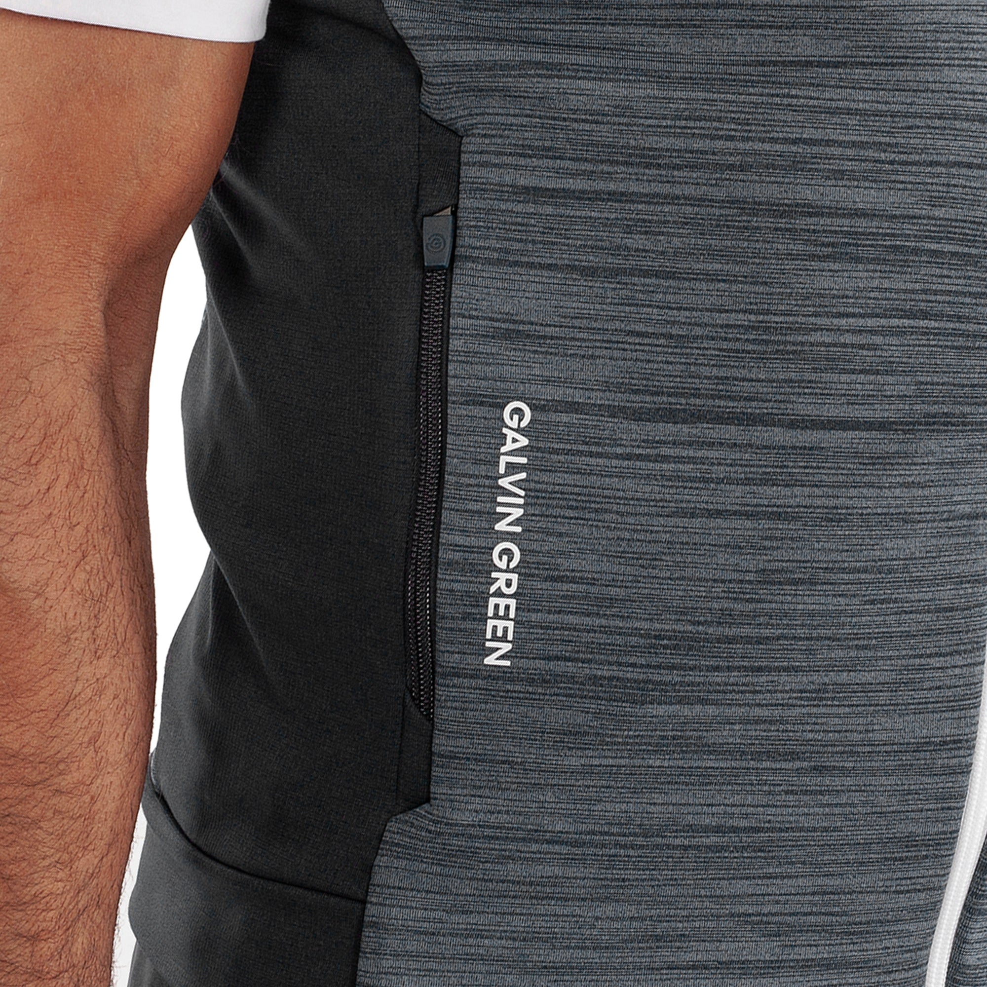 Galvin Green Dolph Insula Golf Vest - Forged Iron/Black 9237 - Function18