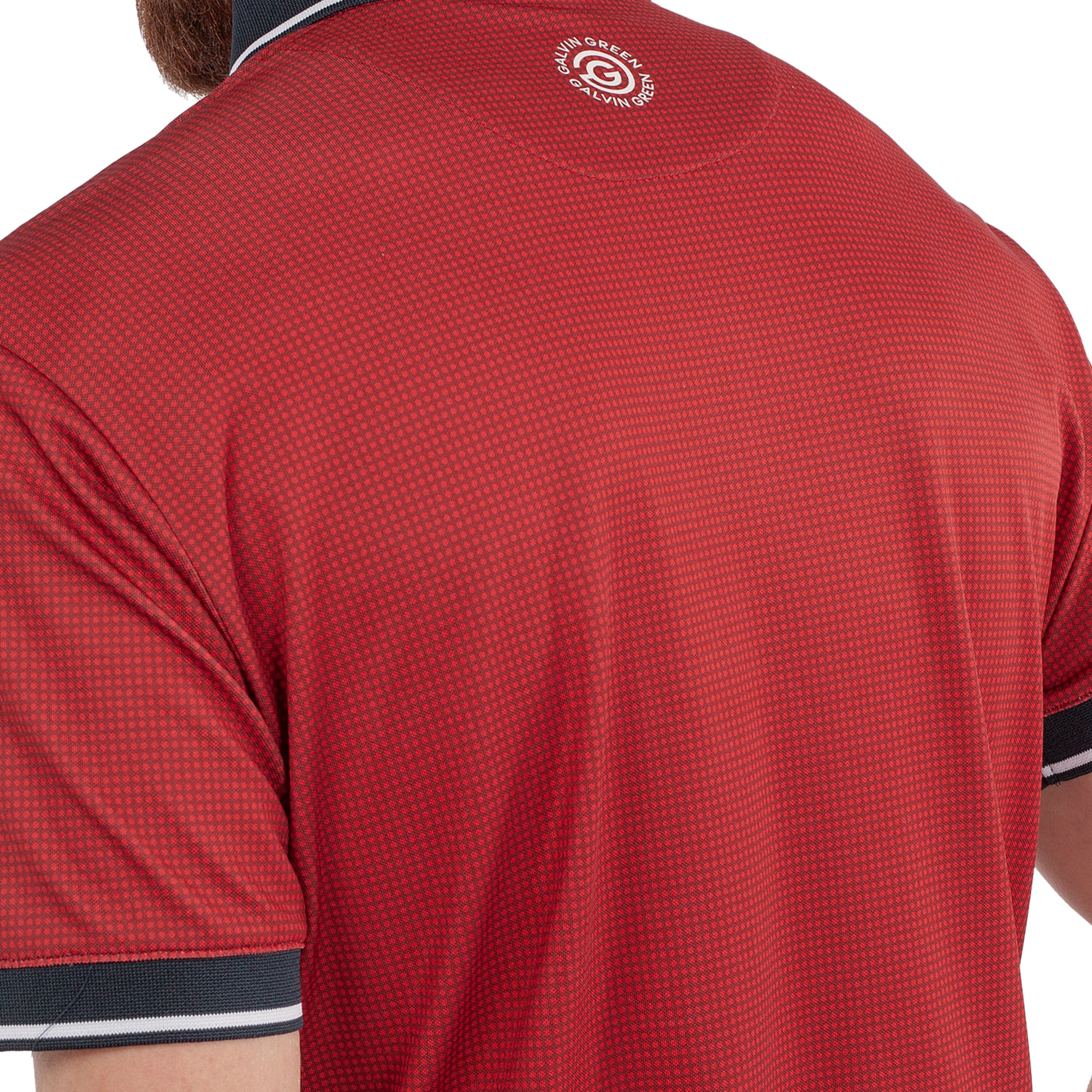 Galvin Green Miller Ventil8+ Golf Shirt - Red/Navy 8875 - Miller-8875 ...