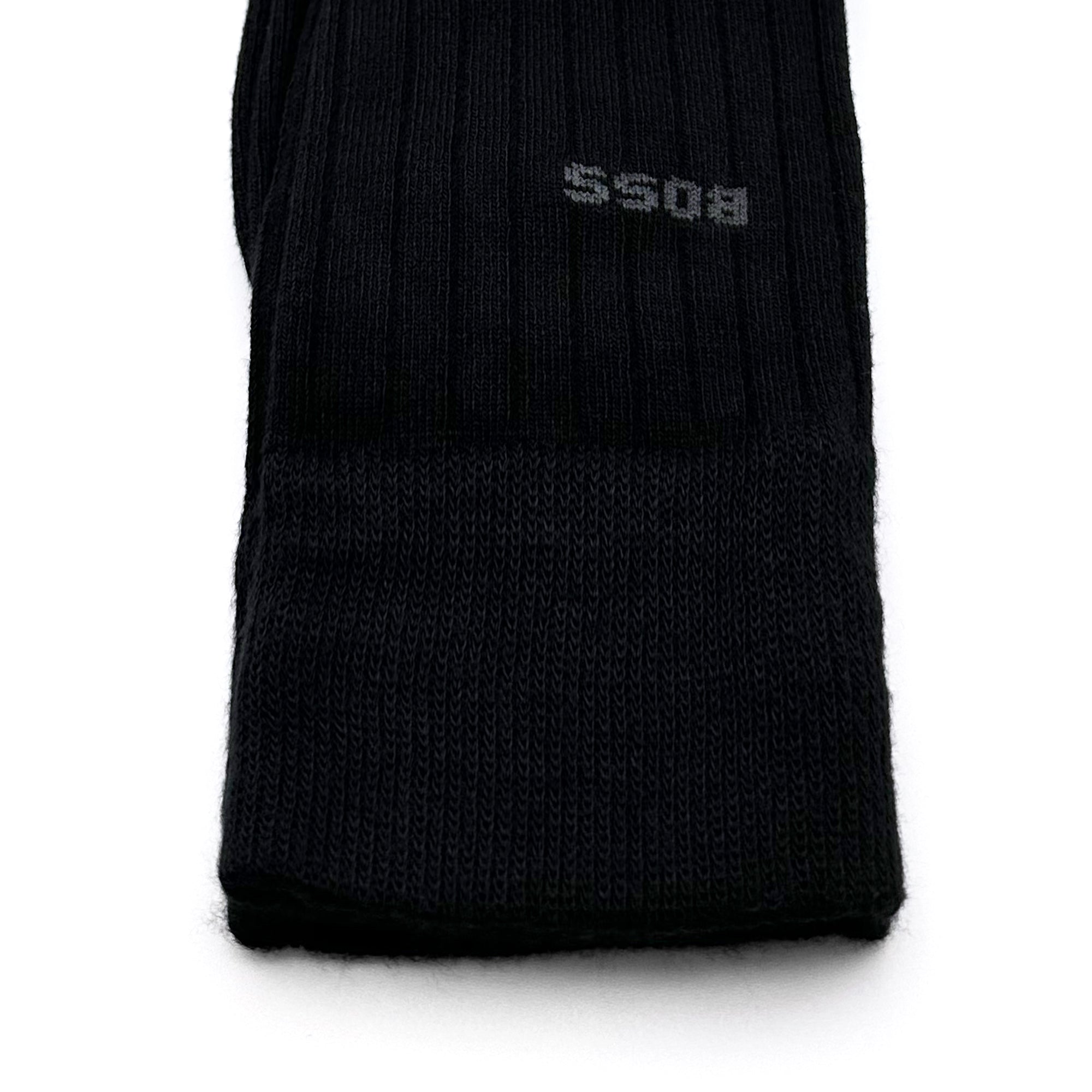 BOSS 2 Pair RS Fine Rib Socks 50524311 Black 001 | Function18