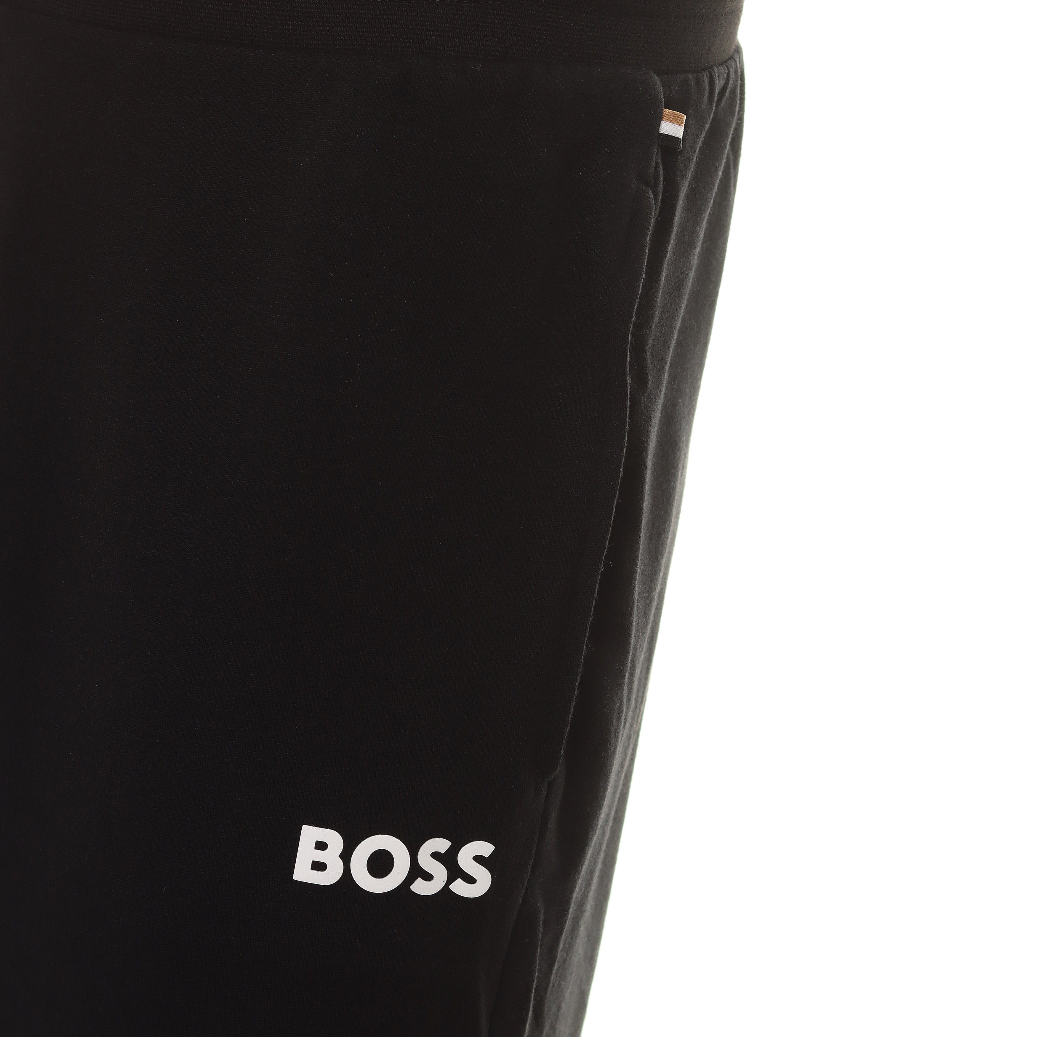 BOSS Cuffed Tracksuit Pants 50496790 Black 001 | Function18