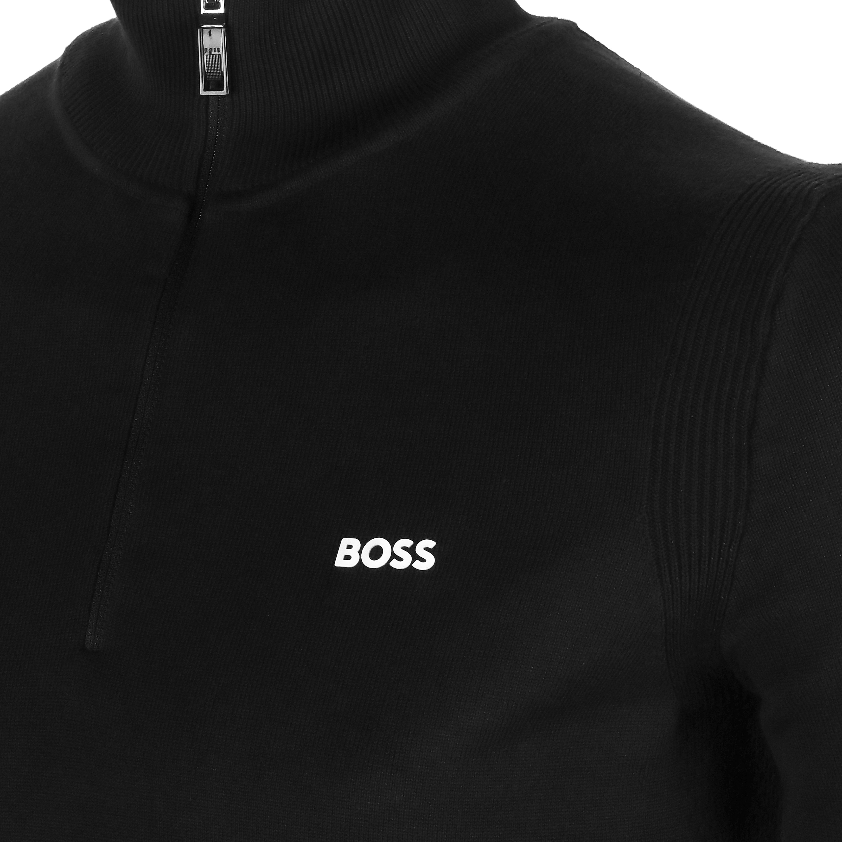 BOSS Ever-X 1/4 Zip Sweater SP25 Black 50498518-001 - Function18 ...