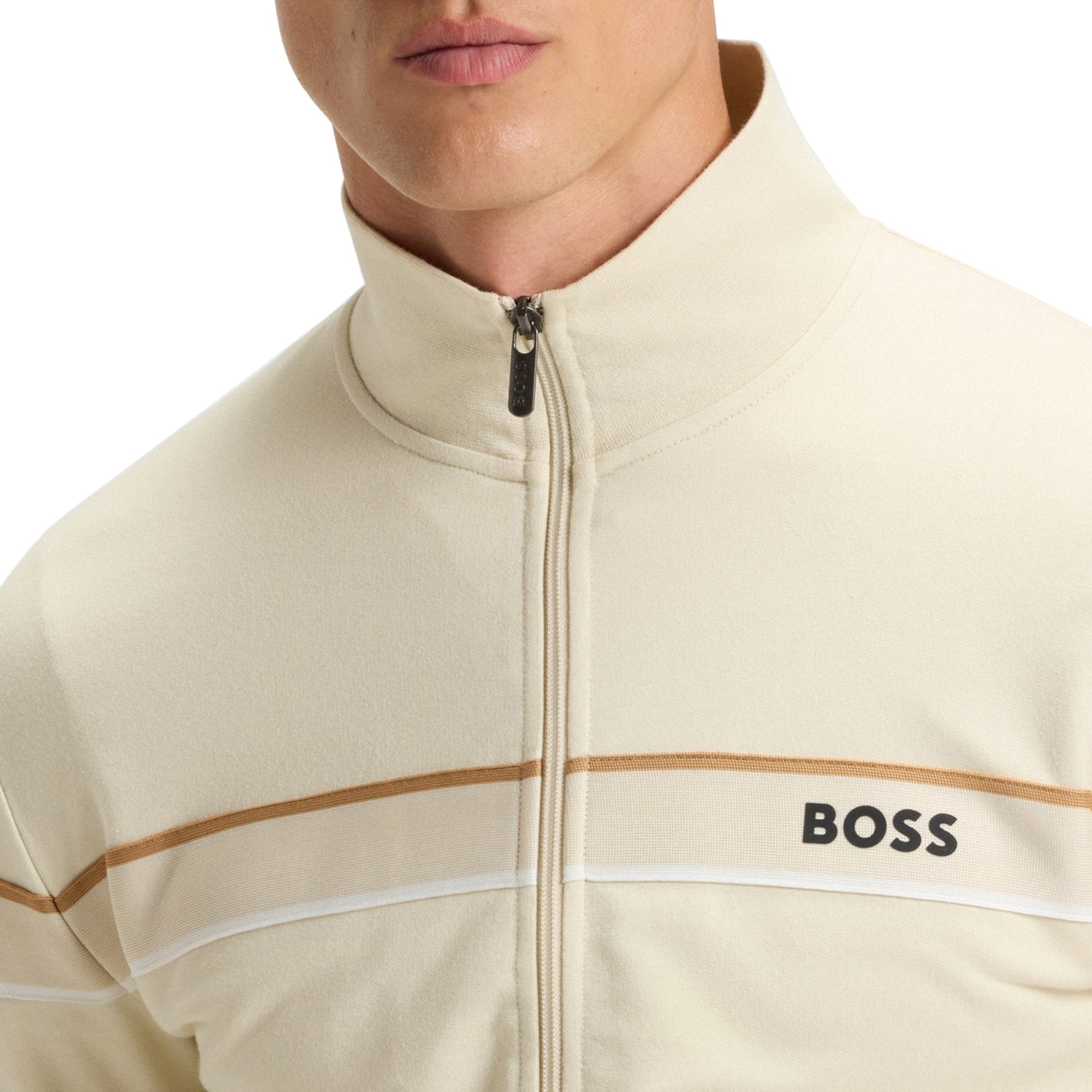 BOSS Iconic Jacket Zip WI25 - Almond Milk 131 - 50550612-131 ...