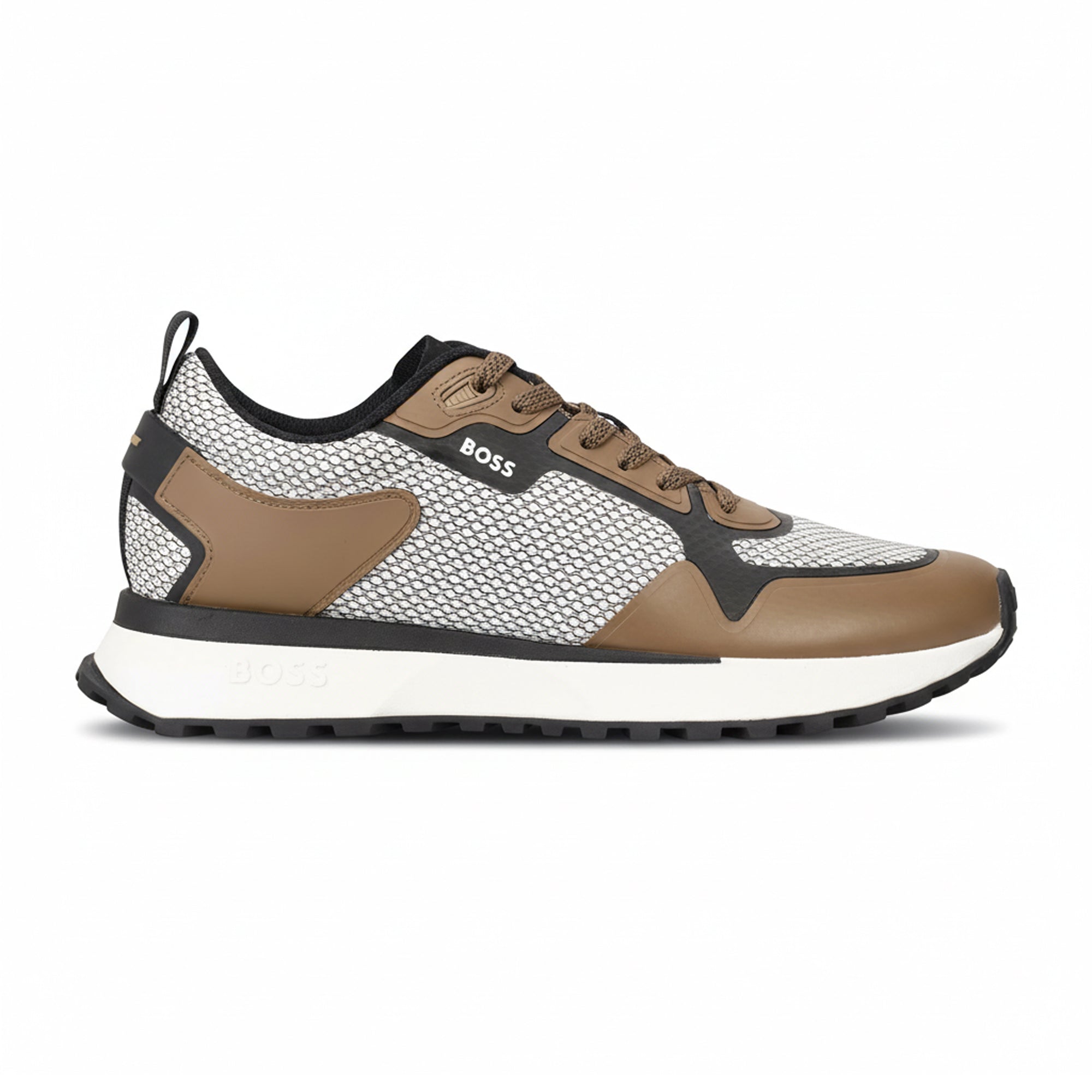 BOSS Jonah_Runn_Meth Shoes WI25 - Open Brown 245 - 50513195-245 ...